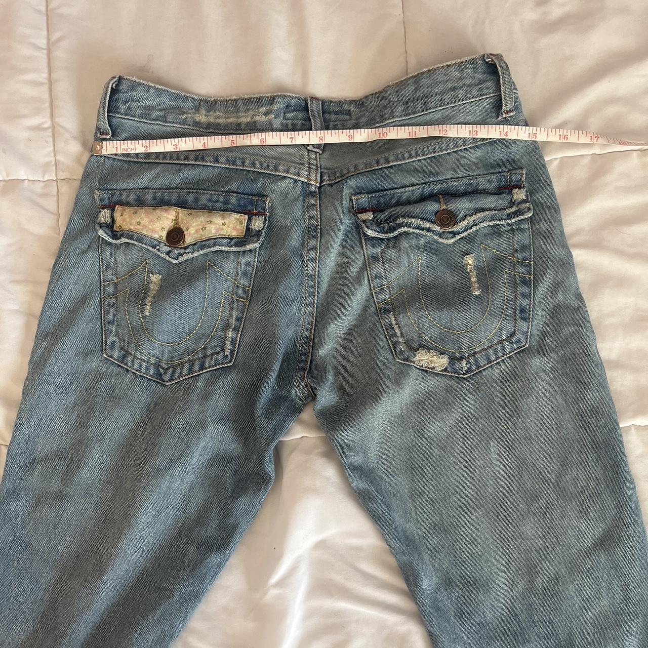 CUTE LOW RISE JEANS MEASUREMENTS ARE INCLUDED IN... - Depop