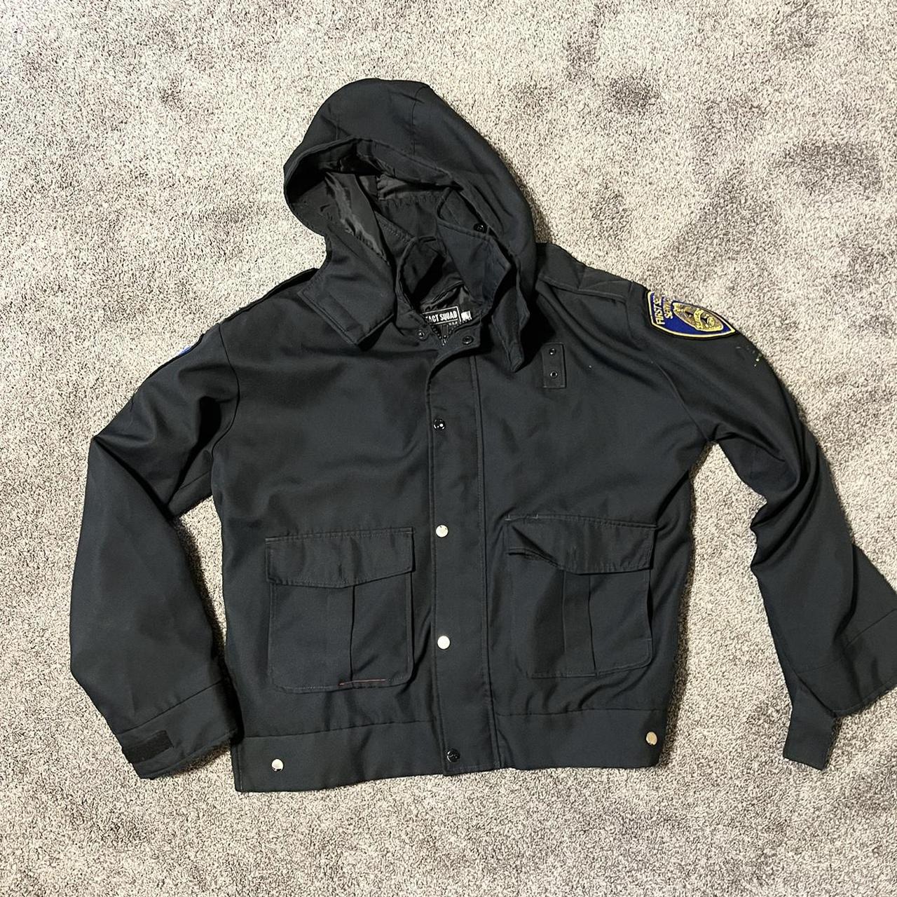 Vetements Men's Black and Yellow Jacket | Depop