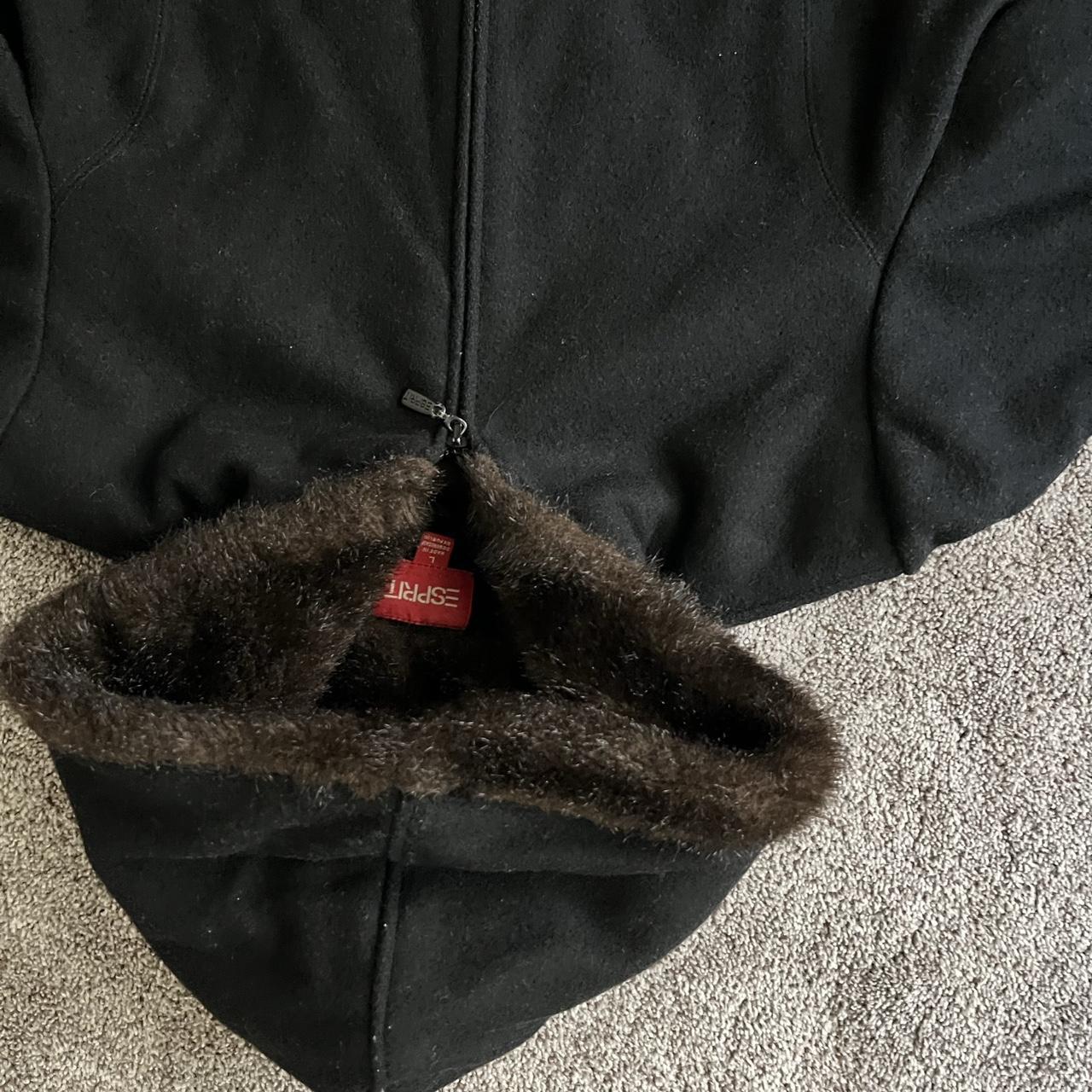 Y2k foux fur zip up Fits sick Looks very LGB... - Depop