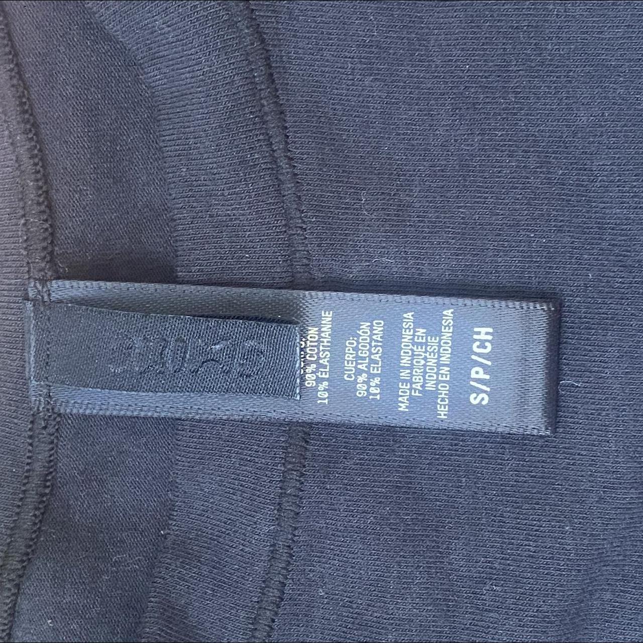 Black skims cotton jersey tee! So cute and fitted... - Depop