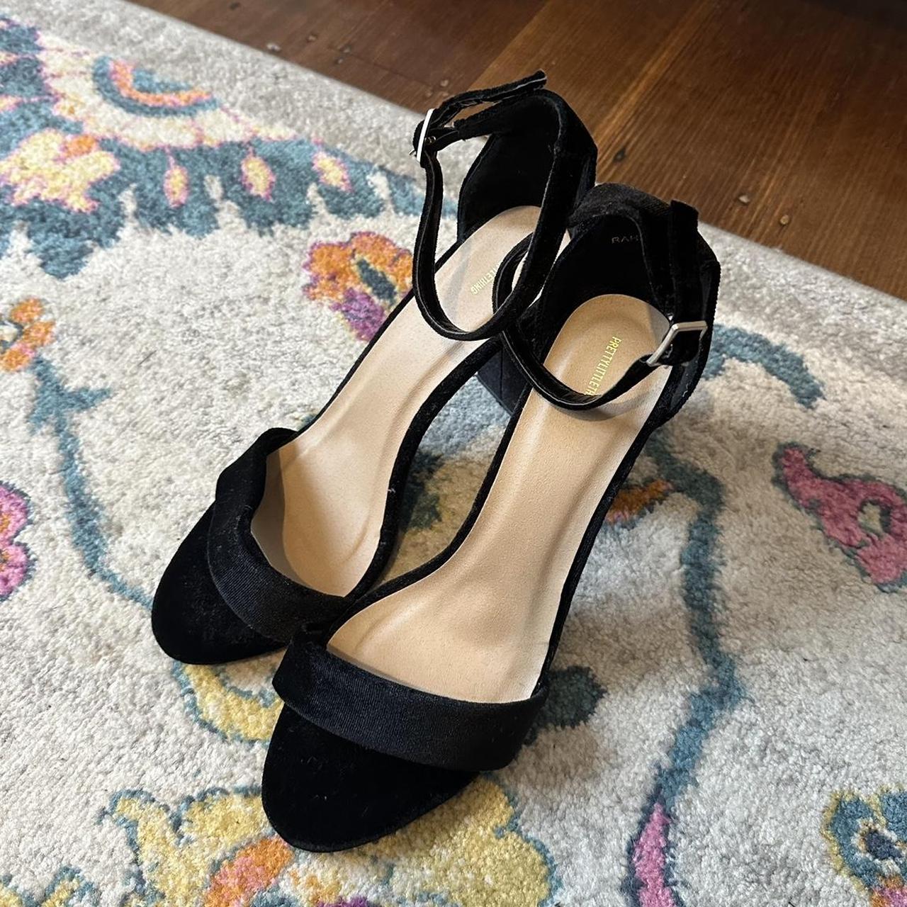 Pretty Little Thing black heels, size 41. Never worn. - Depop