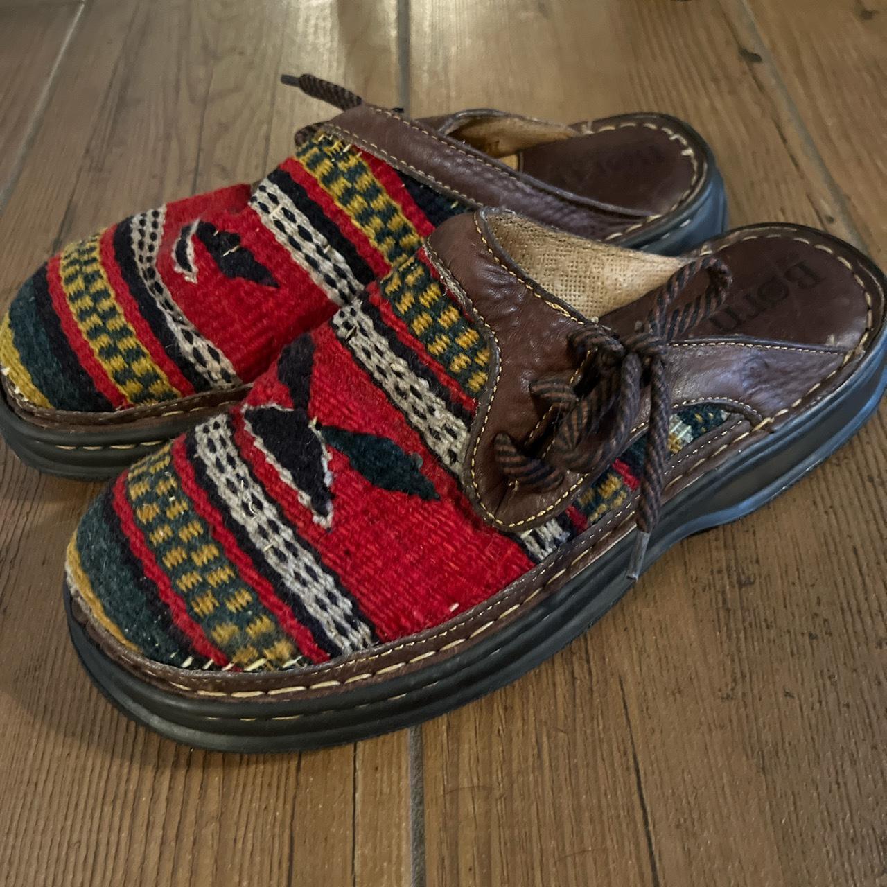 Size 8 Born slip ons Superr comfortable & well made - Depop