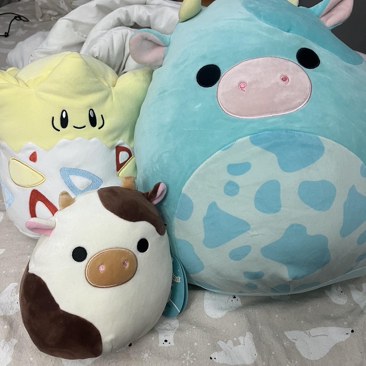 Squishmallow bundle Togepi 10 inch Tulock 12... - Depop