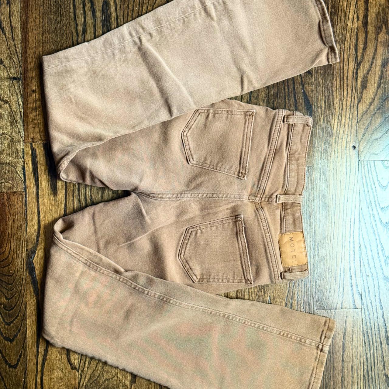 Brown Bootcut Jeans Size: XXS Brand: Motel... | Depop