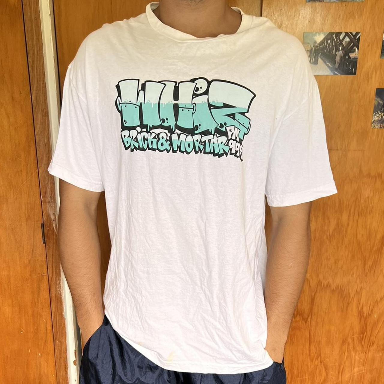 WHIZ FM x Brick and Mortar Tee - Depop