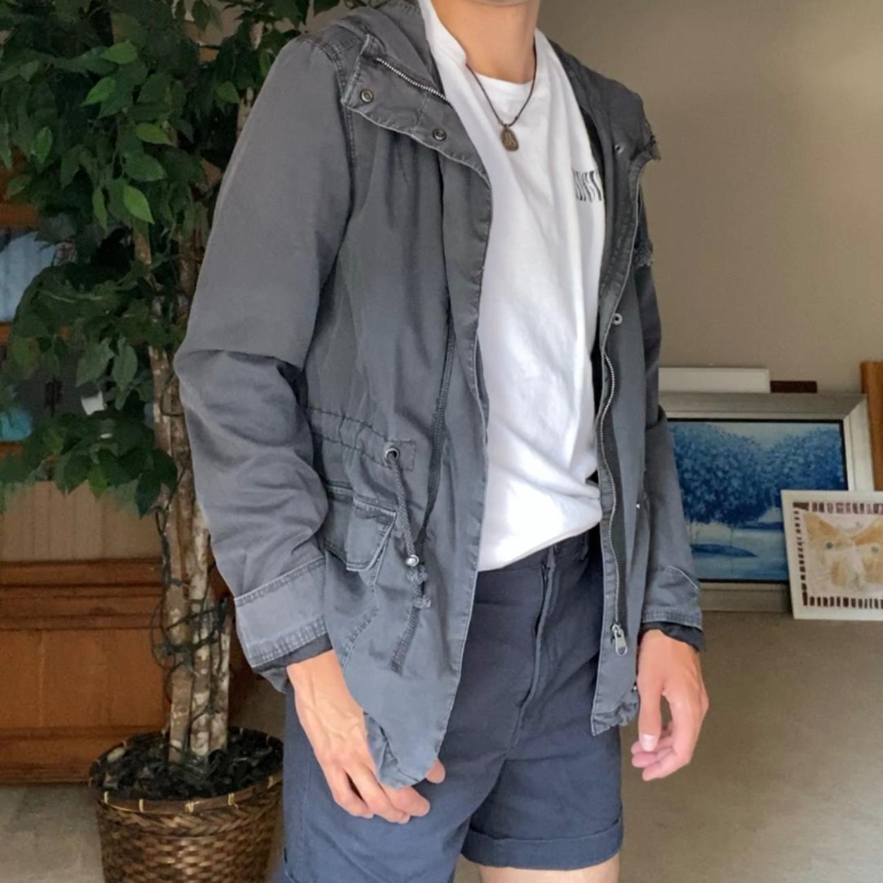 H&M Women's Grey Jacket | Depop