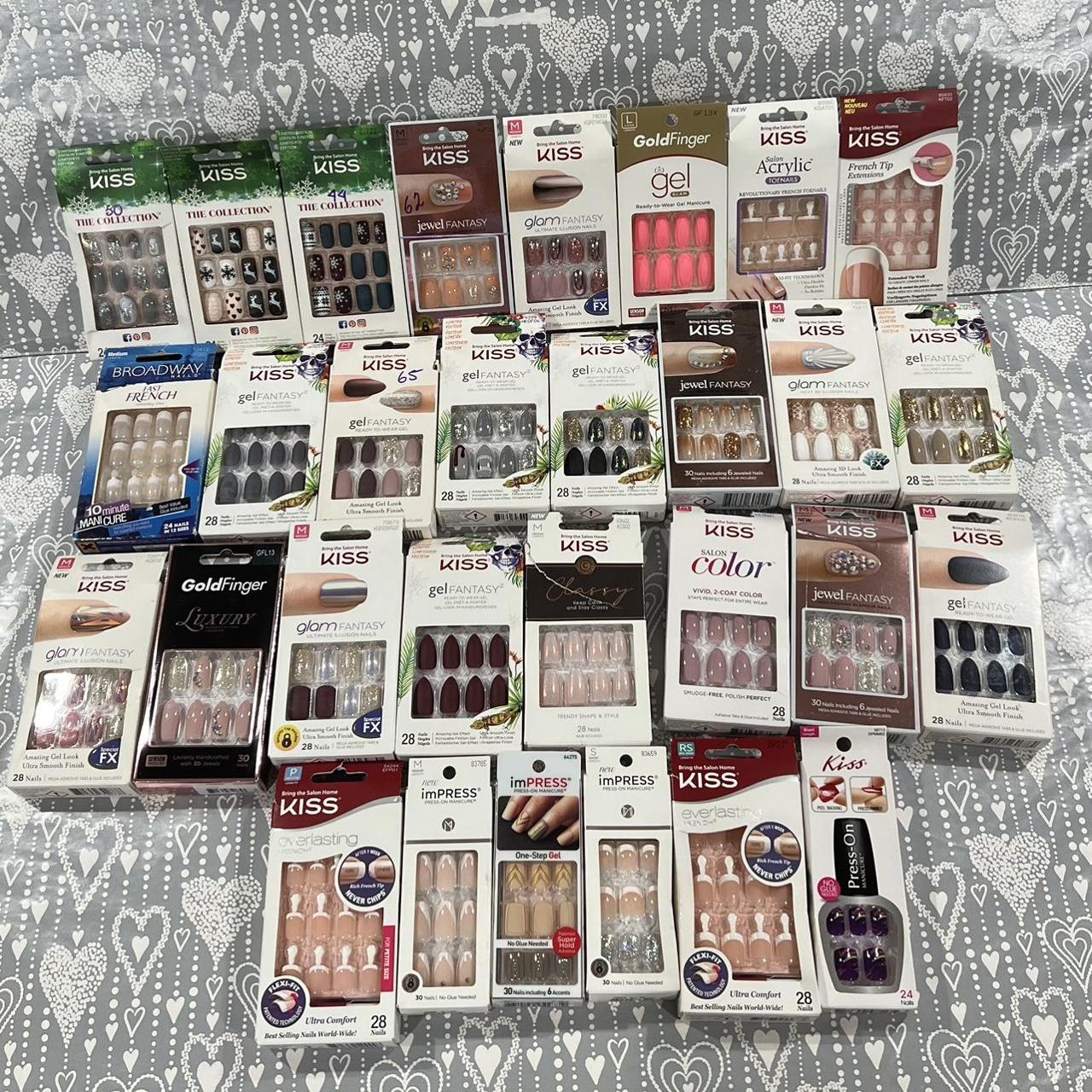 (1) Kiss Salon Color kits, KISS*Nail Set... | Depop