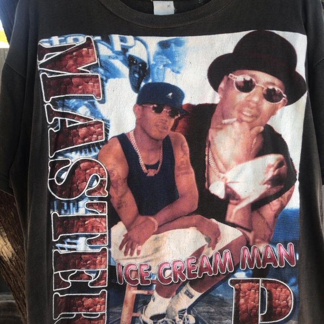 Vintage Master P rap tee,23.5x27.5,unstitched bottom... - Depop