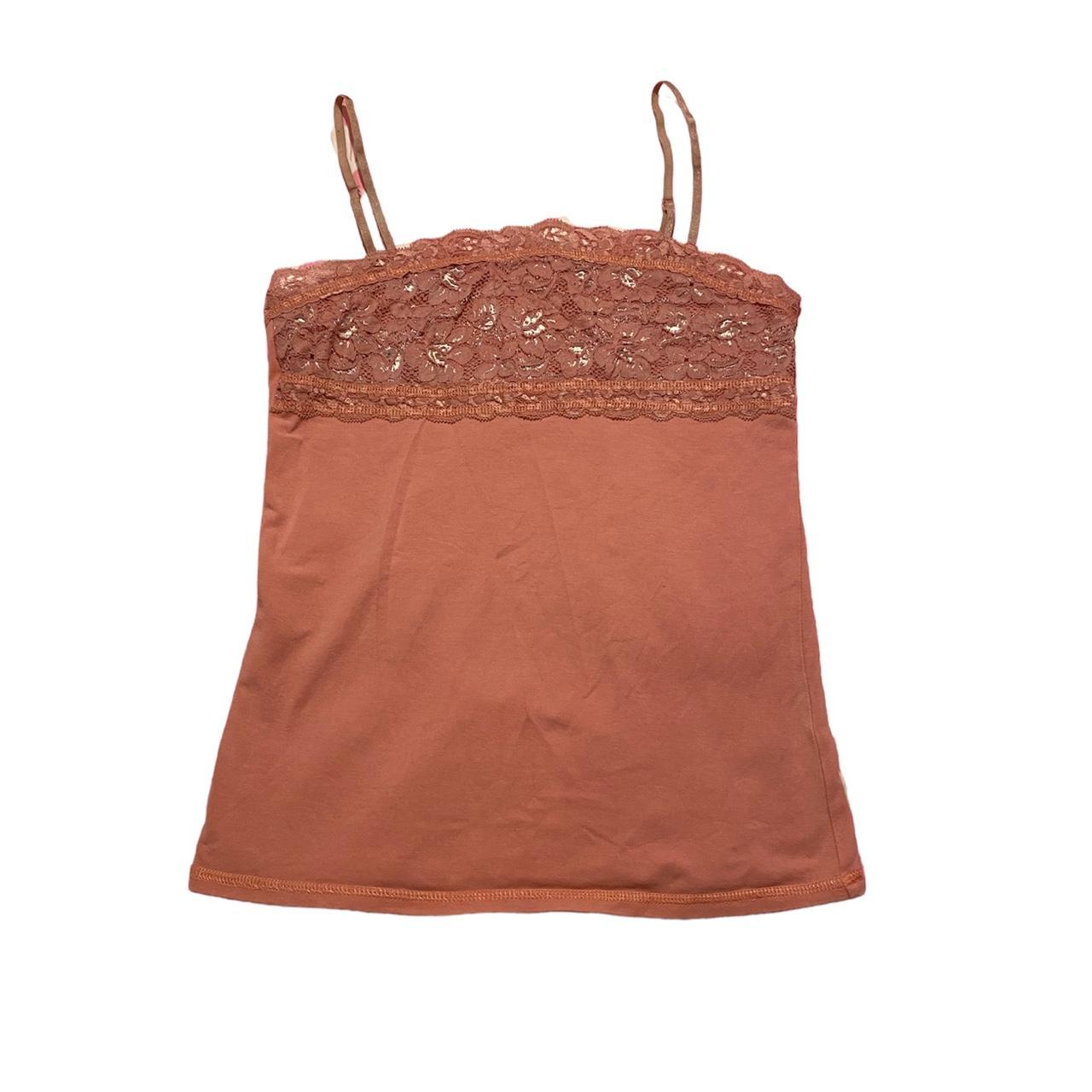 Light pink lace top The real colour of this top is... - Depop