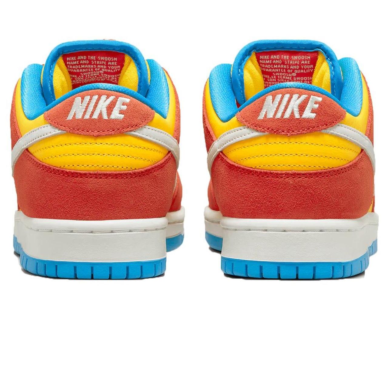 Nike Men's Red and Yellow Trainers | Depop