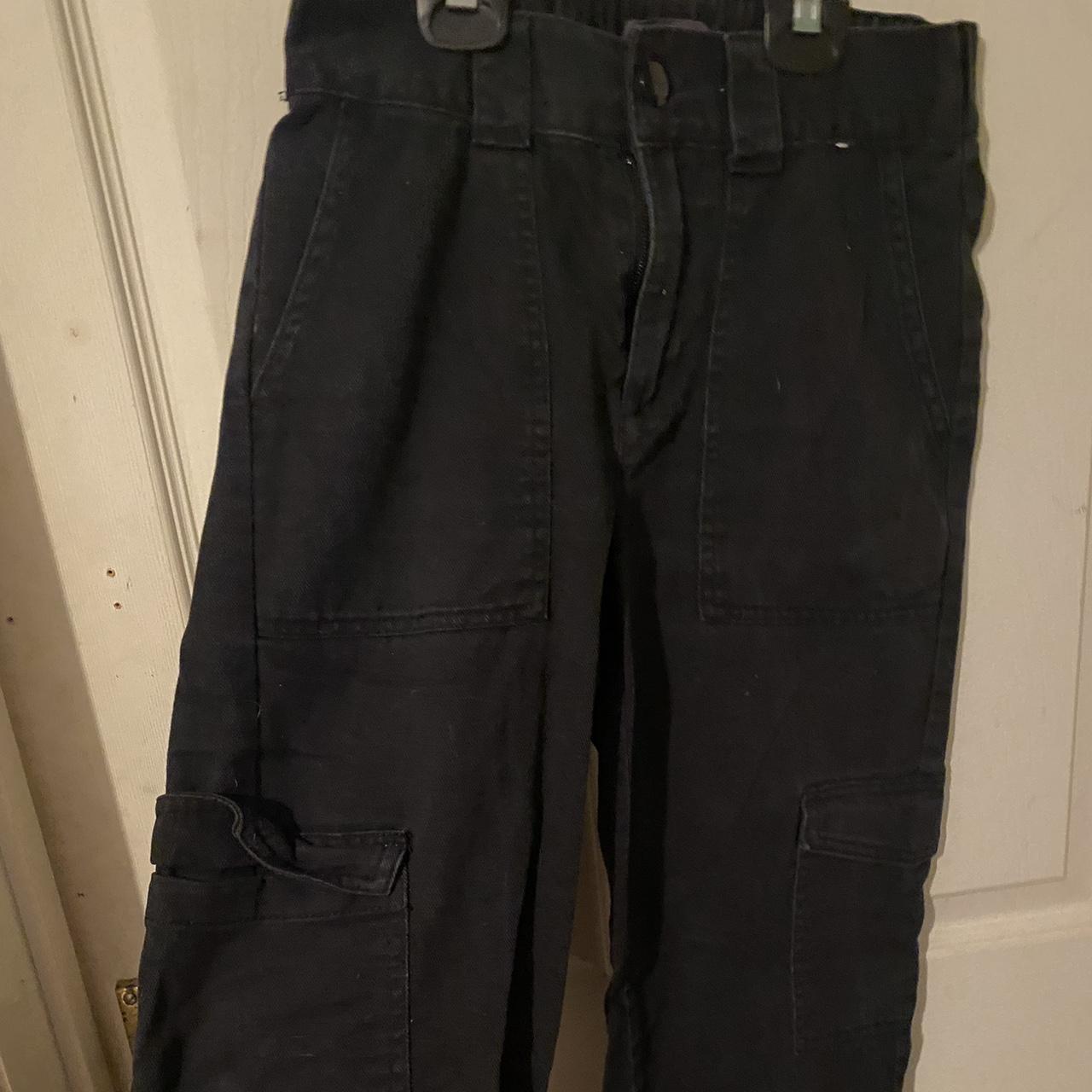 Black primark cargos Size 4 but would fit a 6 too - Depop