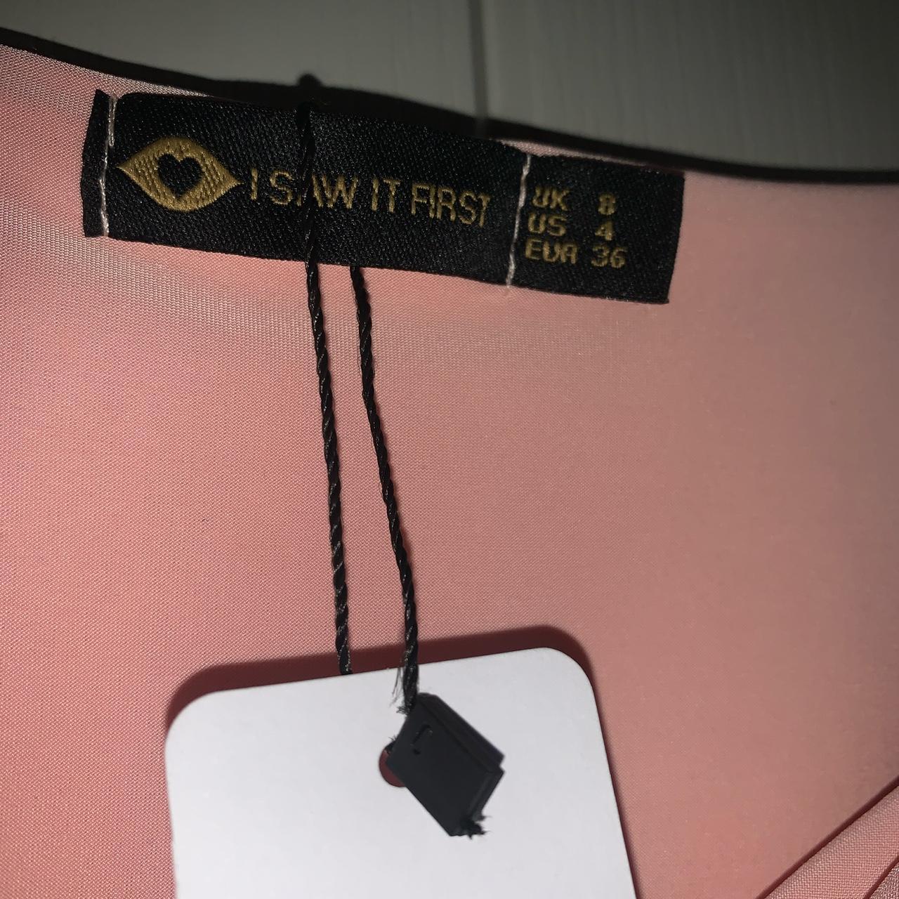 i saw it first blush pink ruched side slinky mini... - Depop