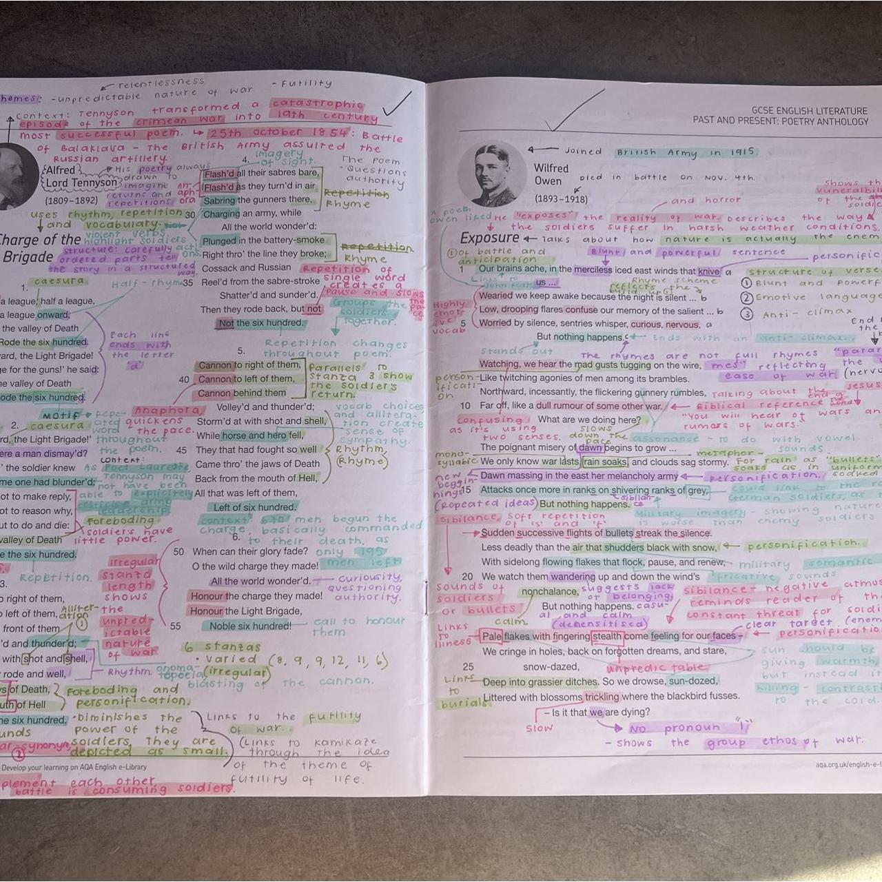 GCSE English Literature poems - ONLY Power and... - Depop