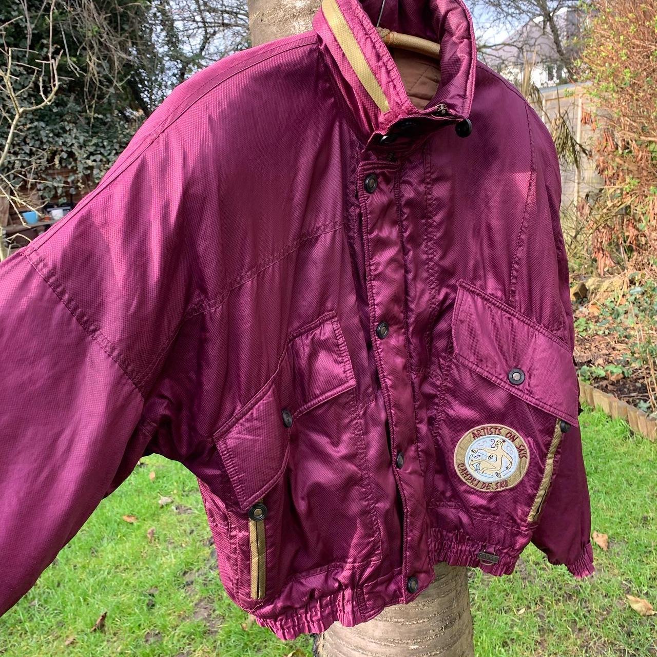 Vintage 1980’s Campri Ski Jacket with Artist... - Depop