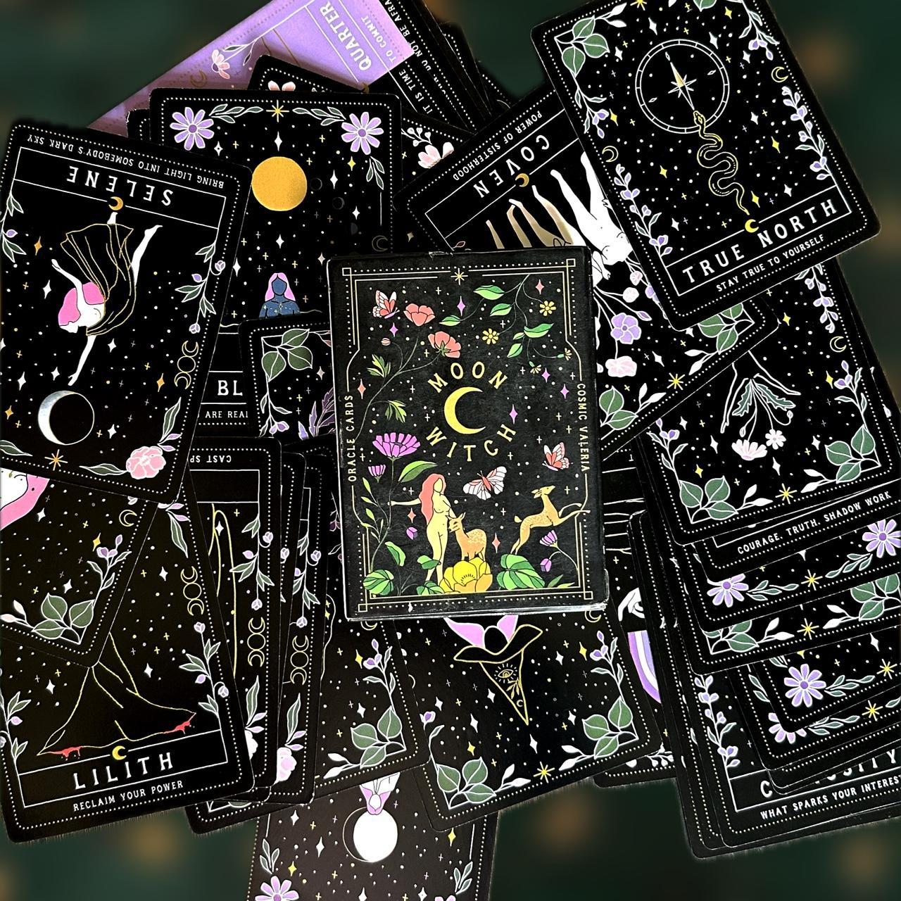 MOON WITCH ORACLE CARDS COSMIC VALERIA (TAROT CARDS,... - Depop