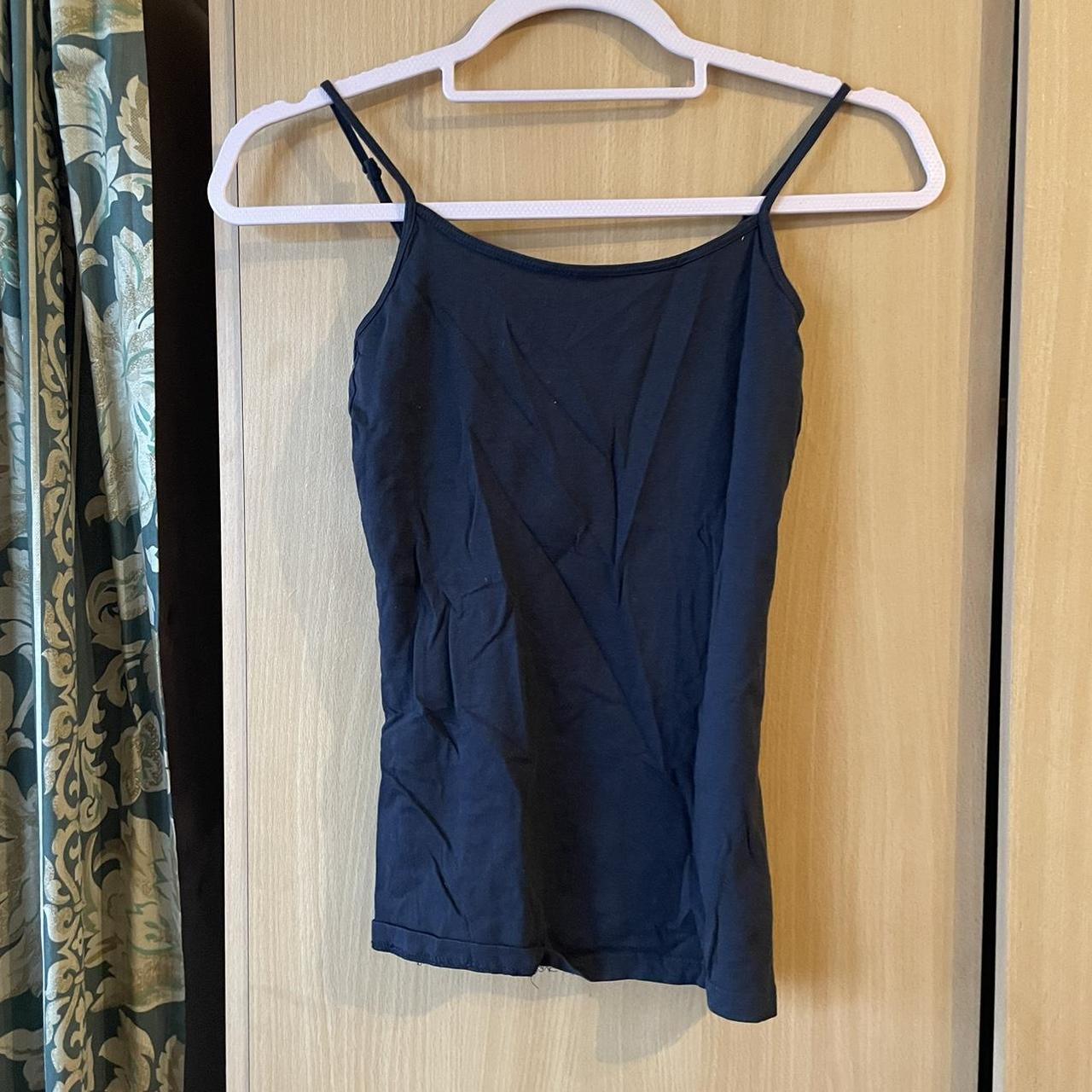 black Primark cami top size xs #cami - Depop