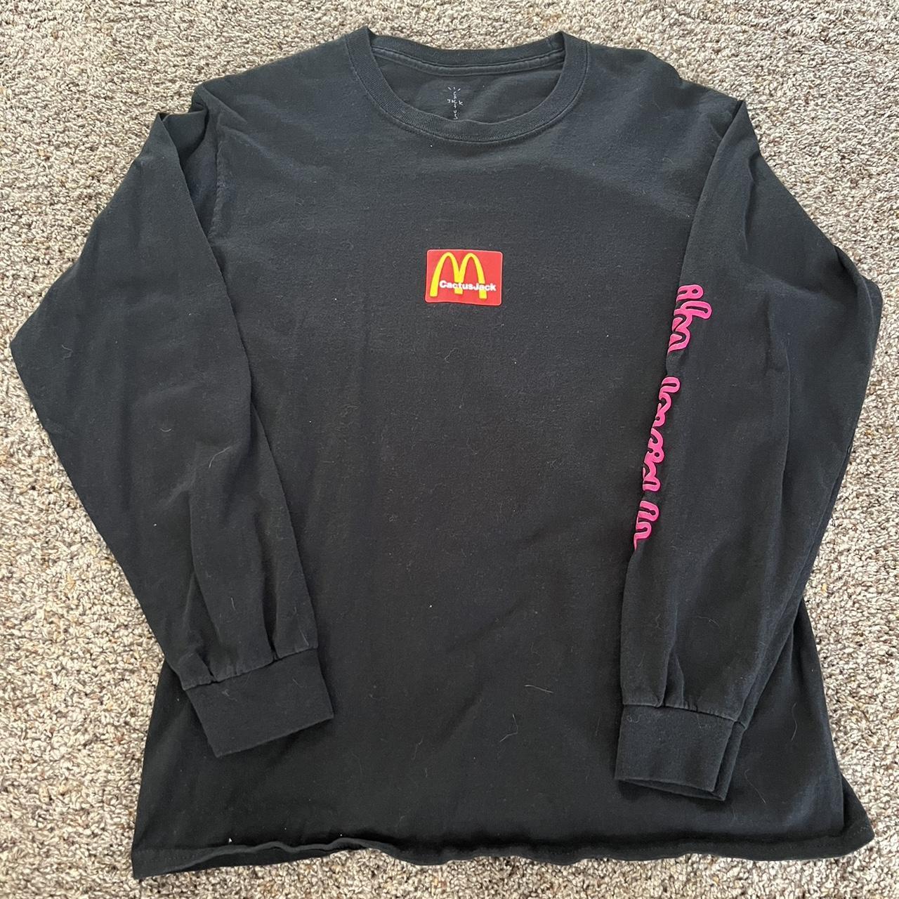 Travis Scott McDonald's Collab Long Sleeve - Depop