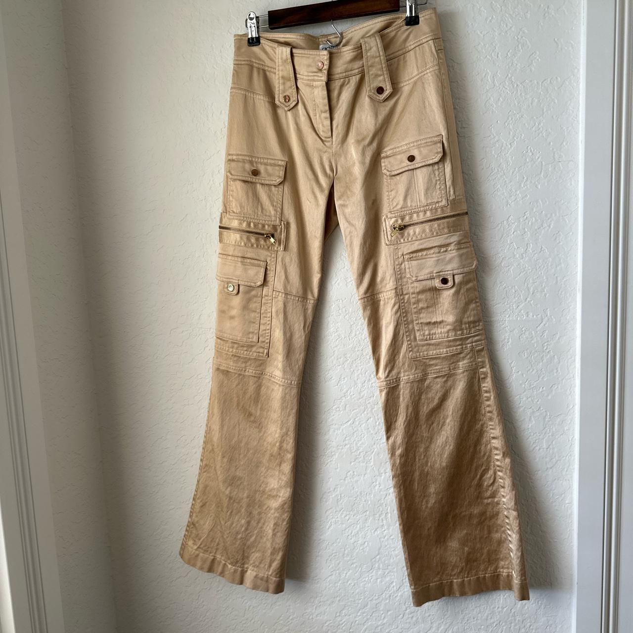 Gold cache cargo pants. So unique. - Depop
