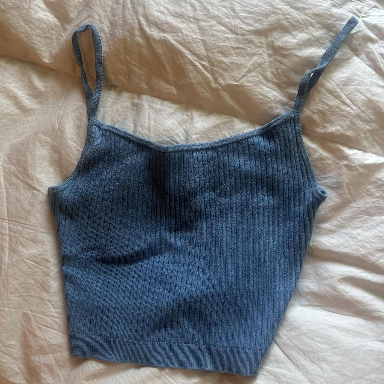 pacsun blue tank - Depop