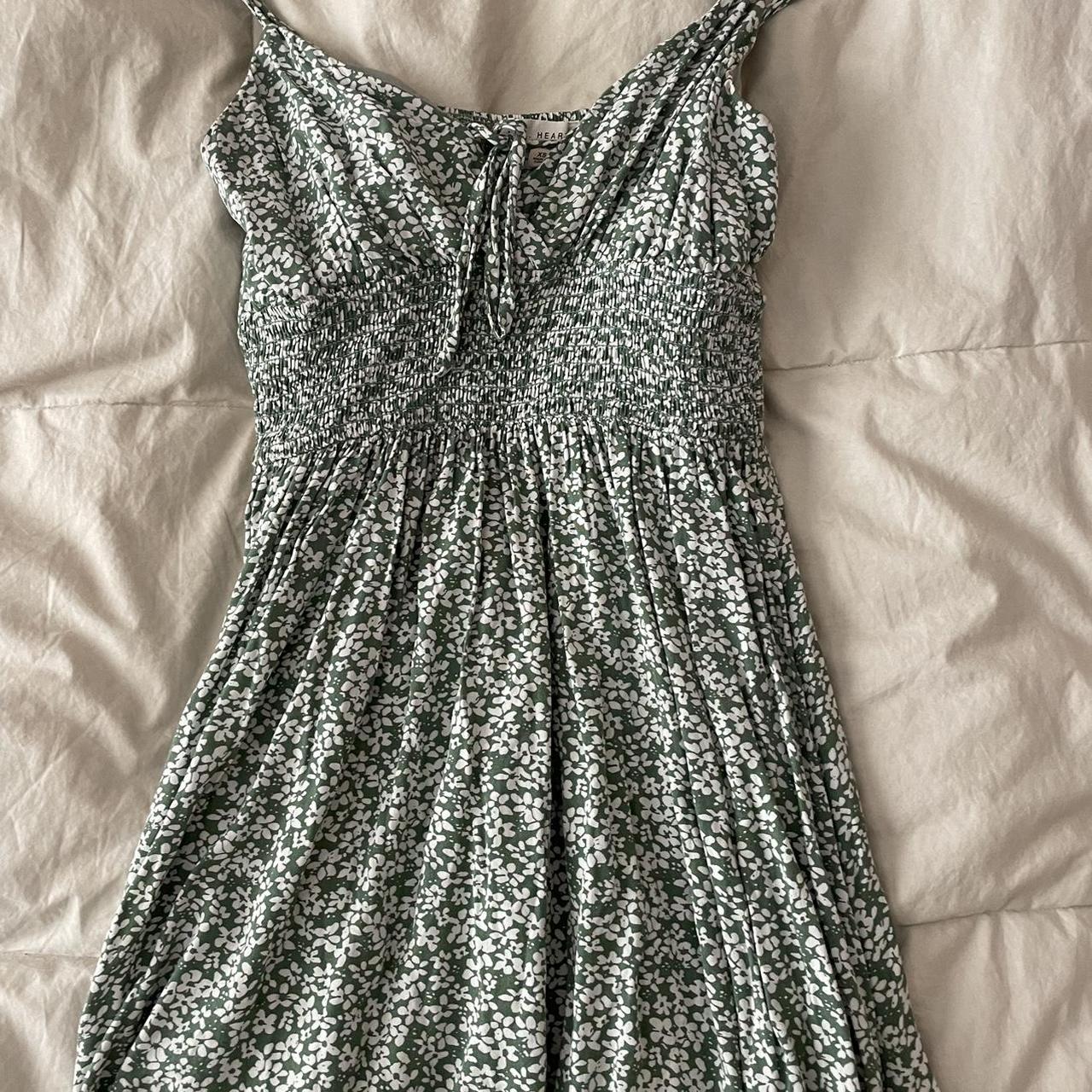 Cute little green sundress from pacsun. Size xsmall,... - Depop