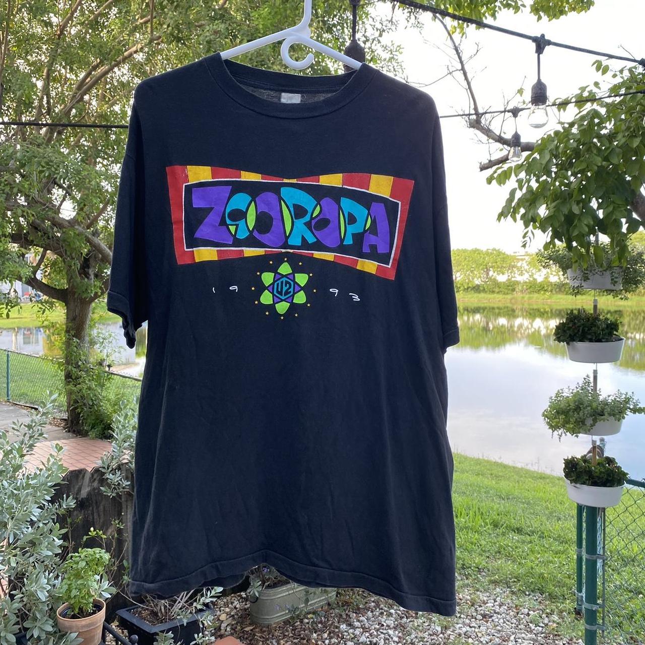 Vintage U2 Zooropa 1993 tour original tee Tag is... - Depop