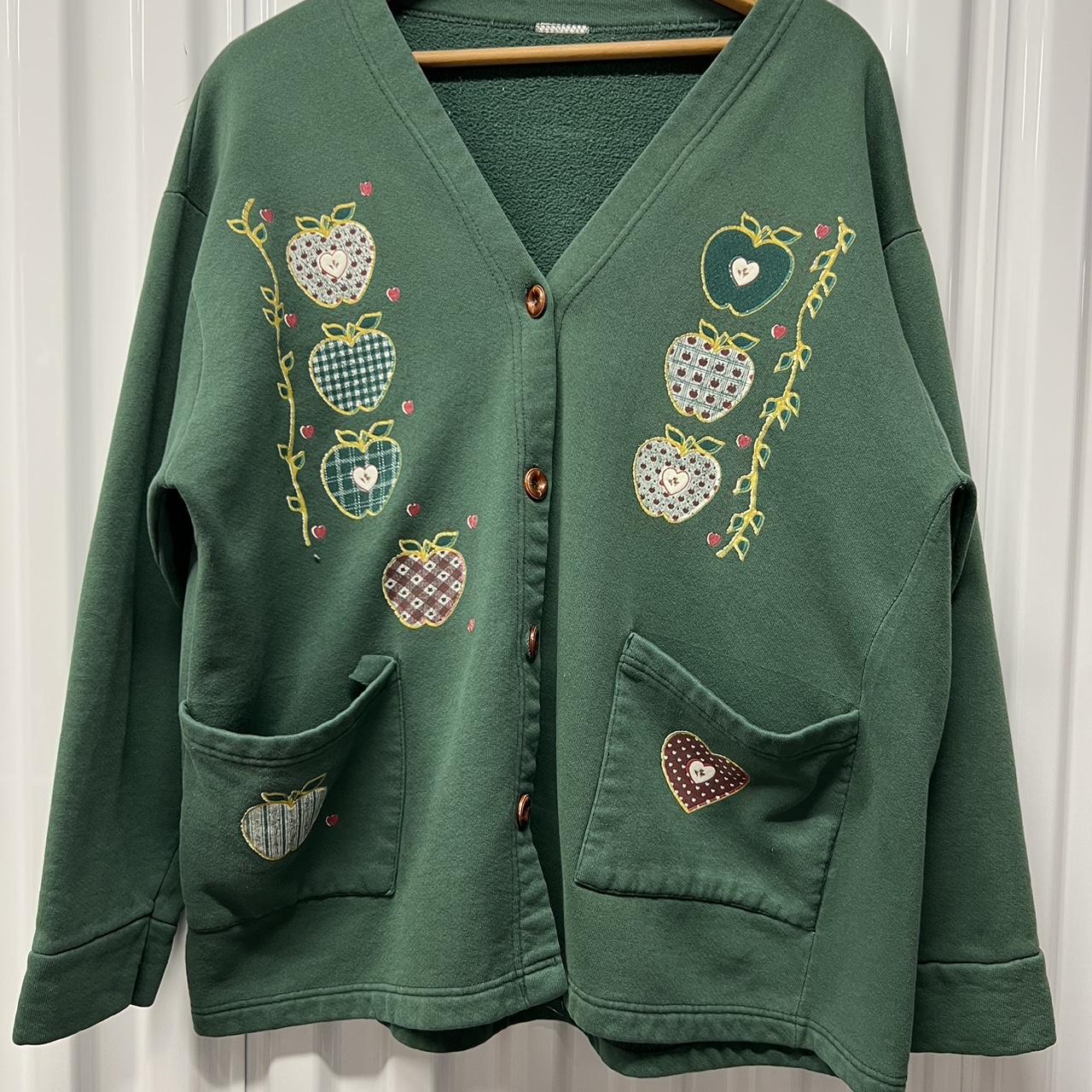 Women's Green Cardigan | Depop