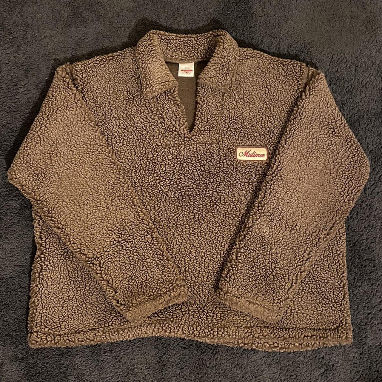 Mutimer brown fleece jumper Size Medium but easily... - Depop