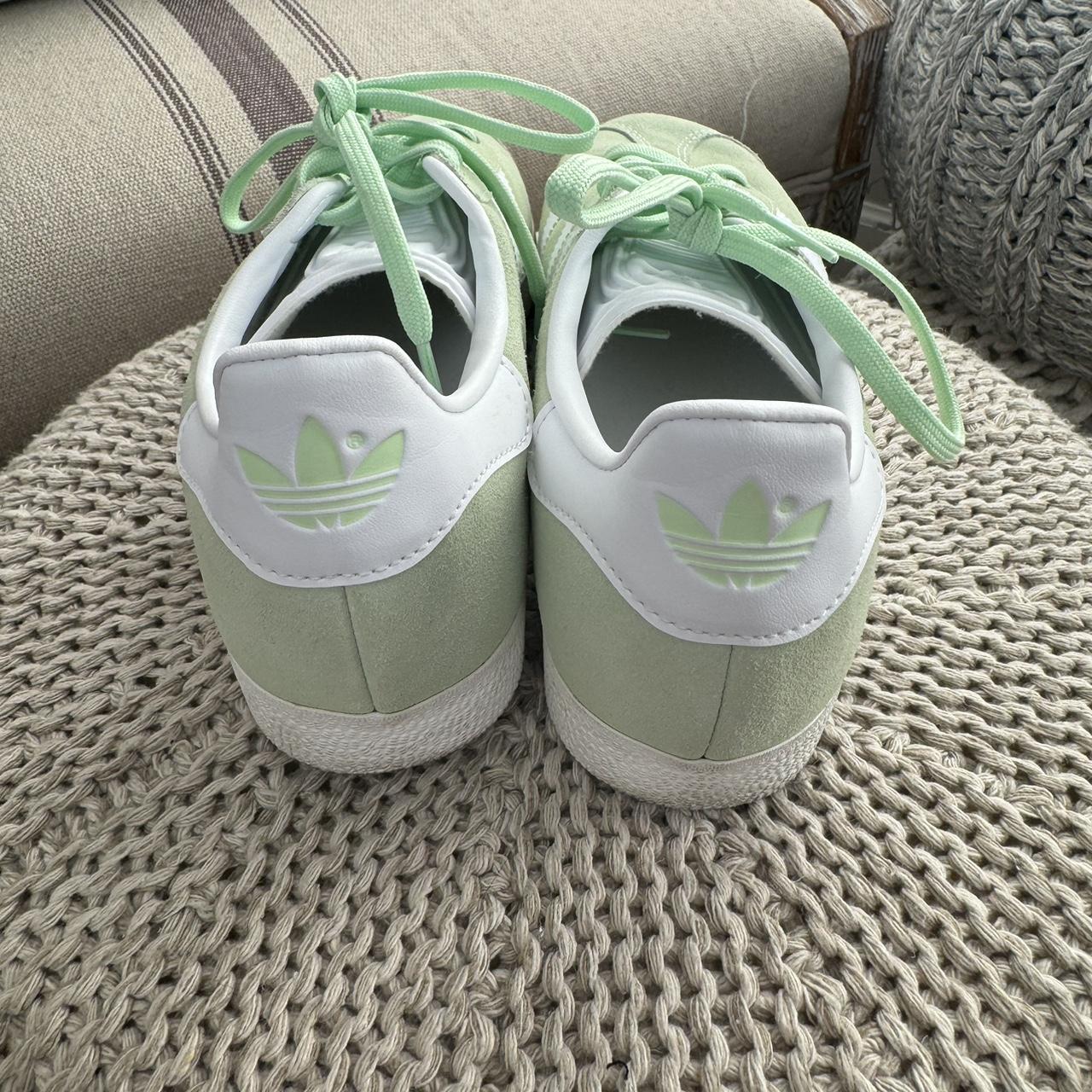 Adidas gazelle mint green color - Depop