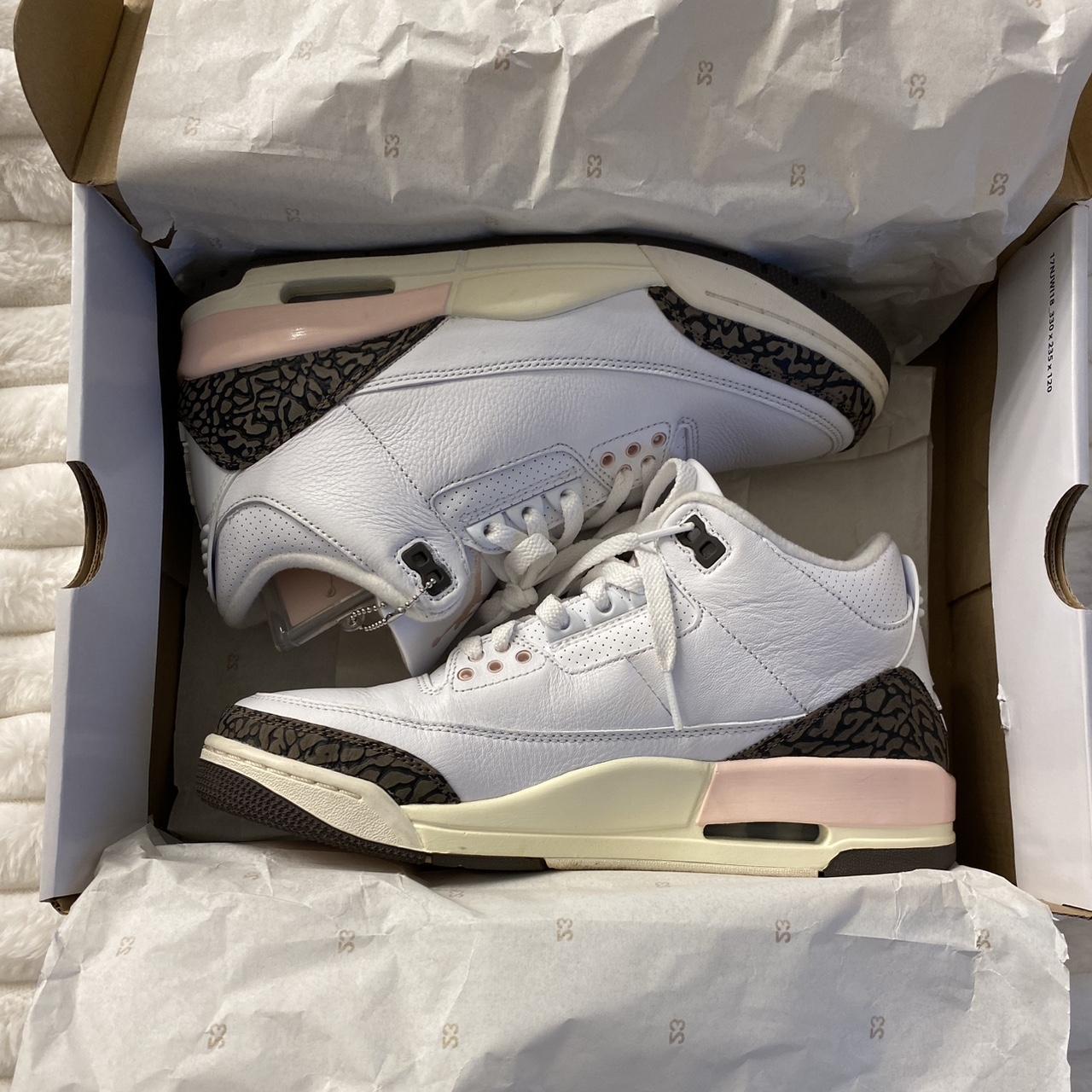 NIKE AIR JORDAN 3 RETRO NEAPOLITAN DARK MOCHA... | Depop