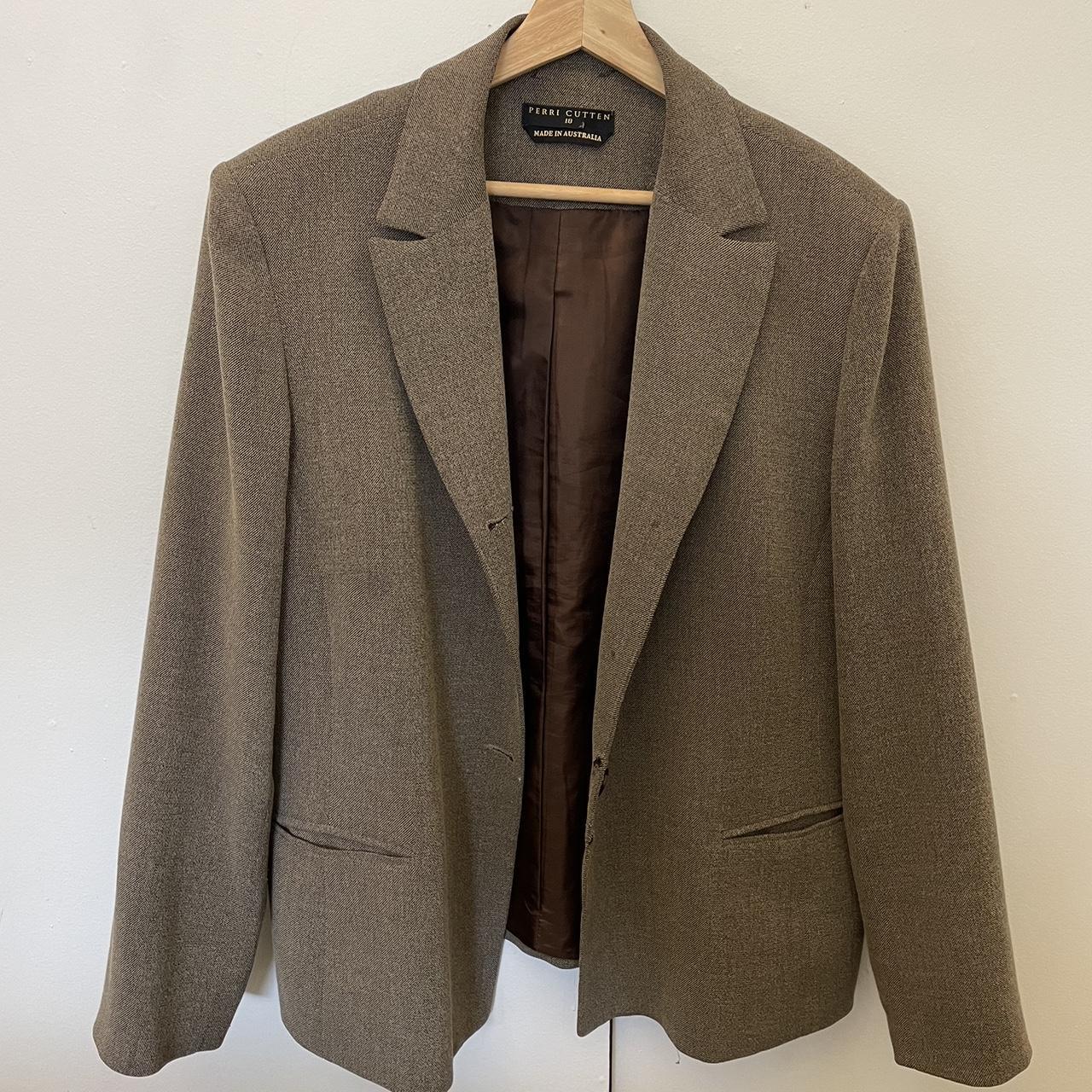 Vintage oversized Perri Cutten blazer. Made in... - Depop