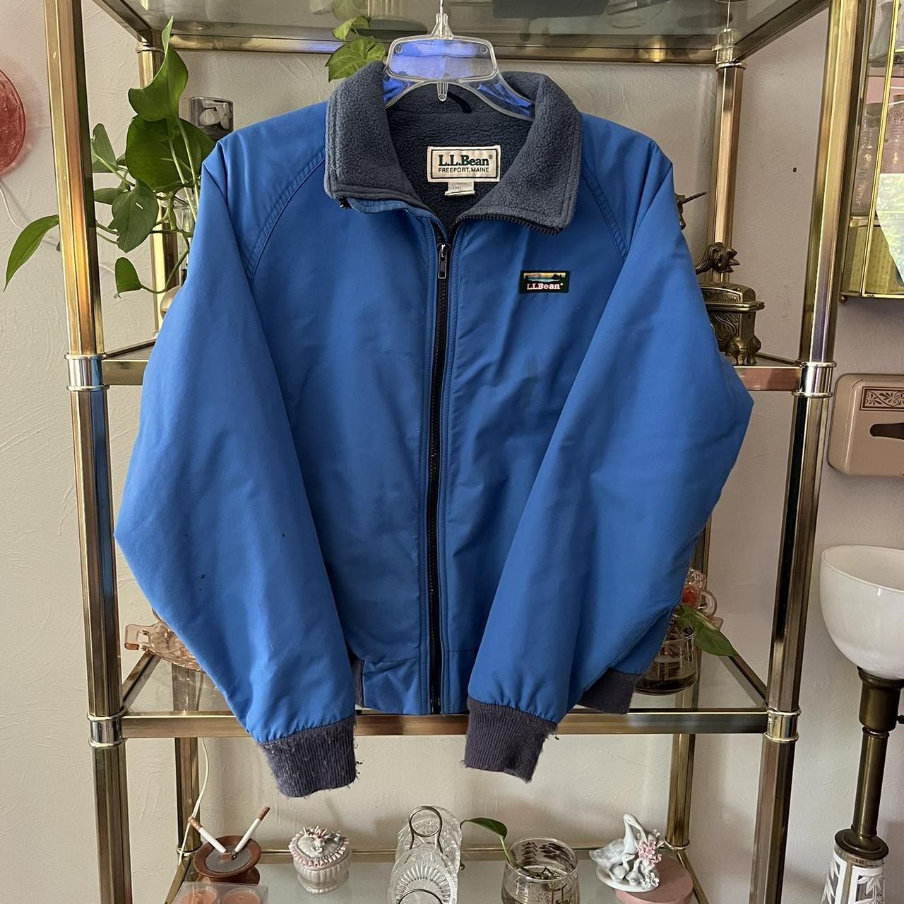 Womens vintage L.L. Bean simple bomber jacket.... - Depop