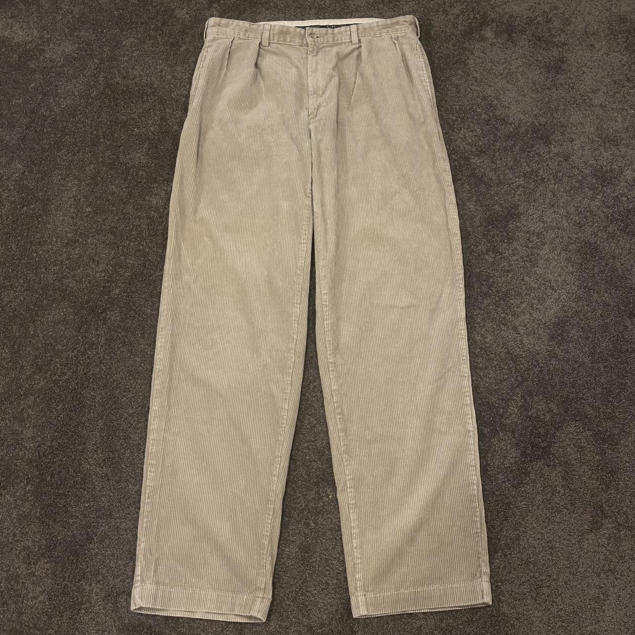 Vintage Ralph Lauren Baggy Corduroy Pants Size 34... - Depop