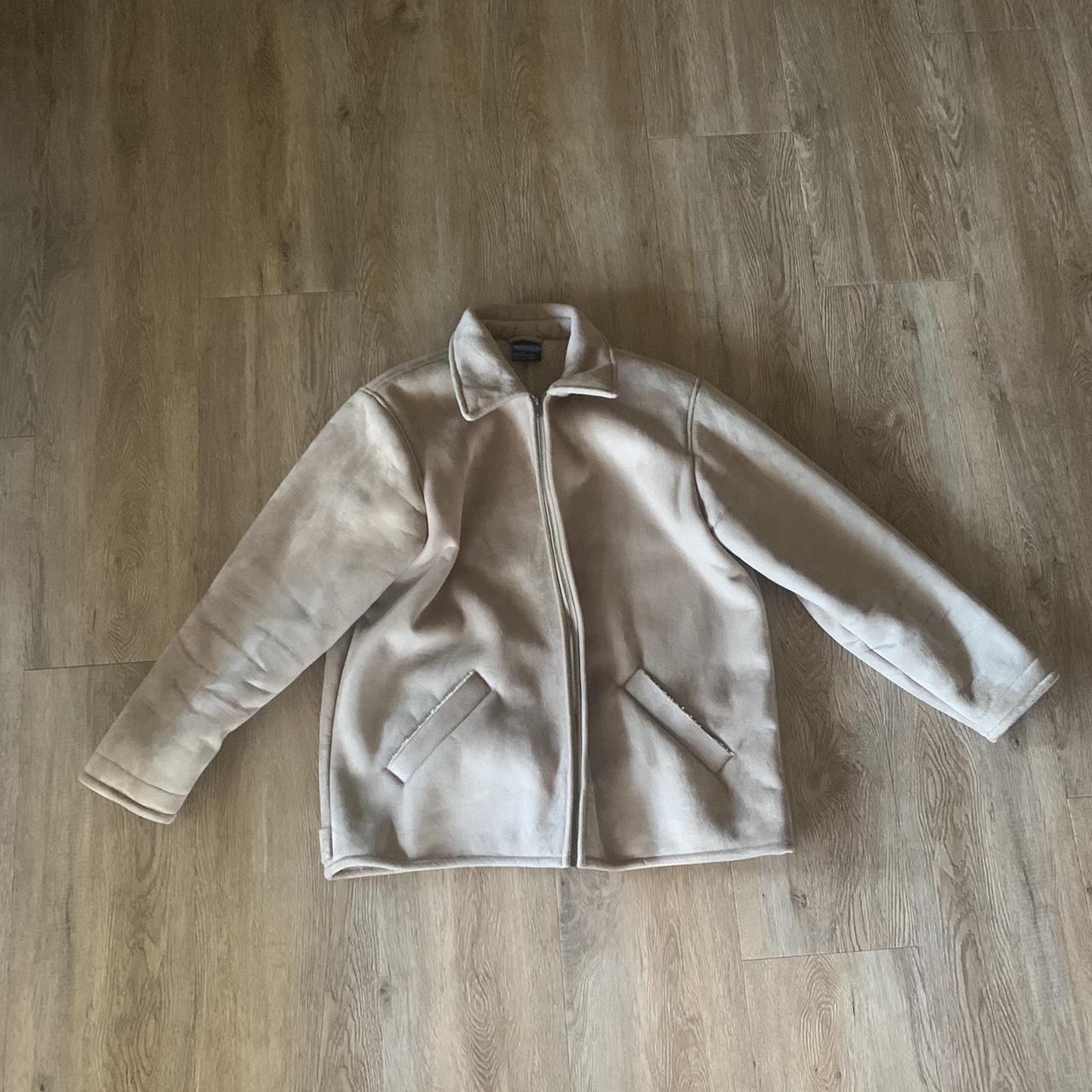 Faux leather tribute jacket - Depop