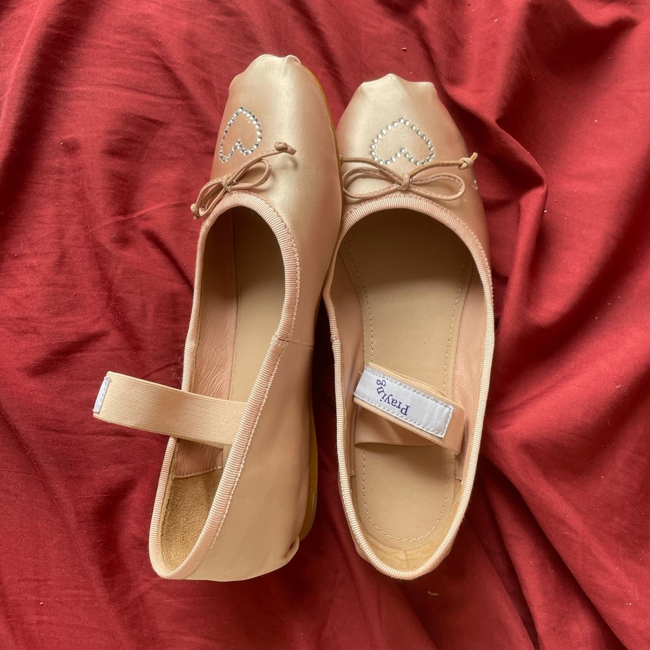 adorable praying ballet flats 🩰 size 6 NOW $250!!! - Depop