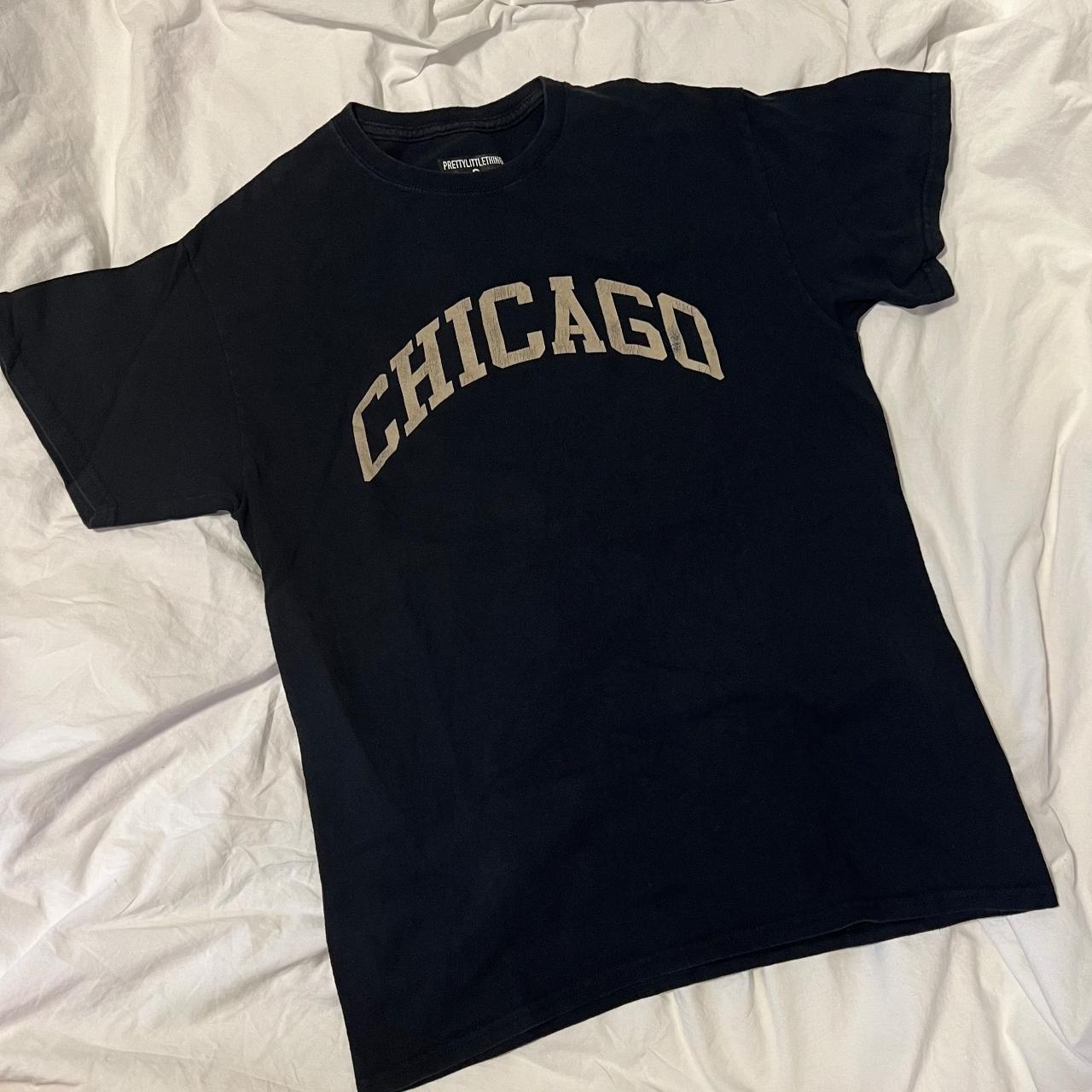 Black Pretty Little Thing Chicago oversized... - Depop