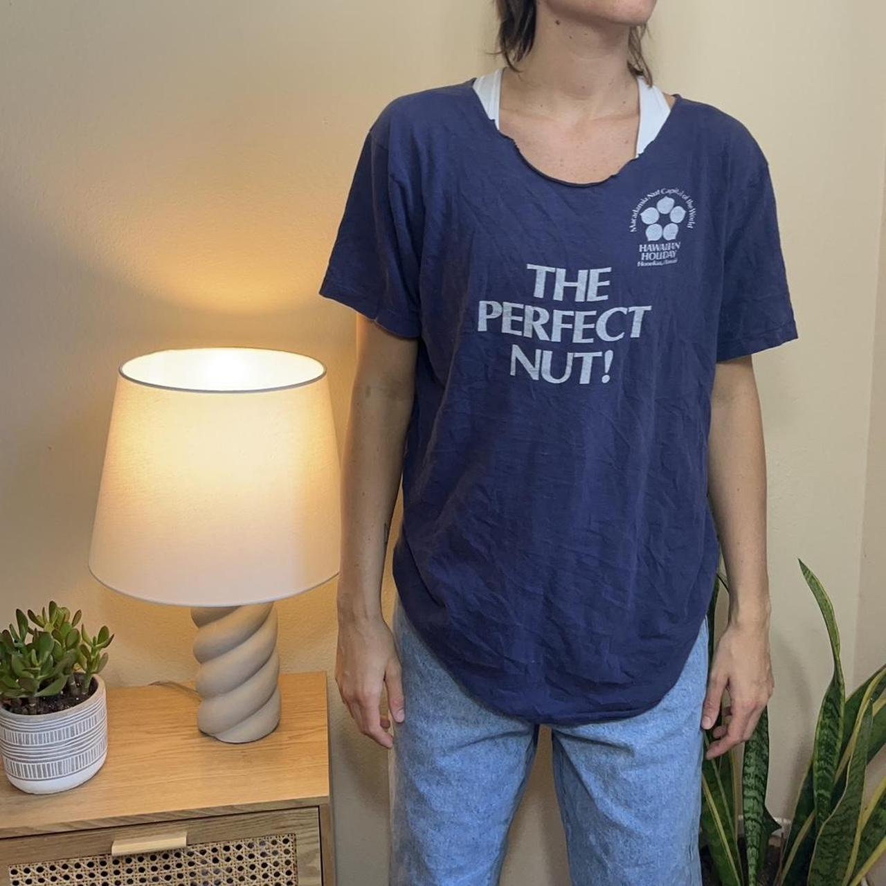 80s "the perfect nut!" Honokaa Hawaii single stitch... - Depop