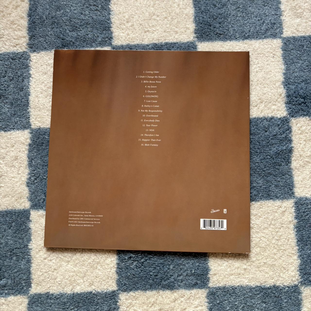 Billie Eilish Happier Than Ever album vinyl - great... - Depop