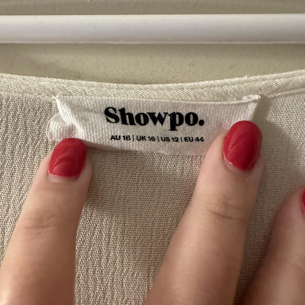 Showpo White Maxi Dress - Depop