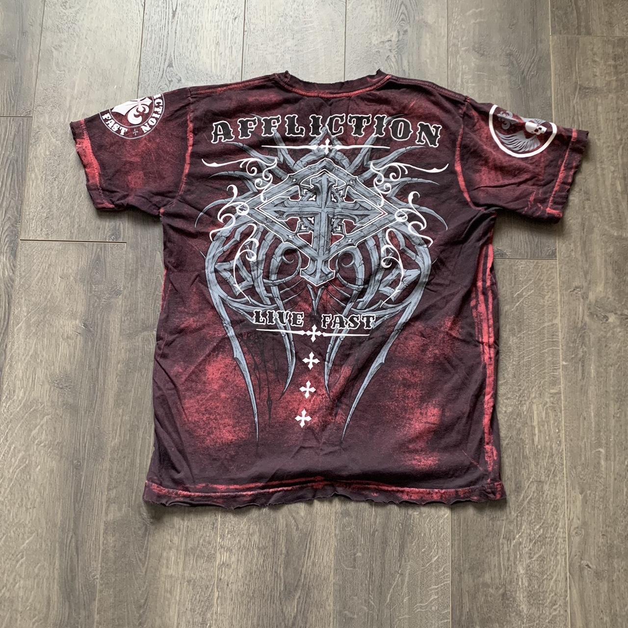 Affliction Men's T-shirt | Depop