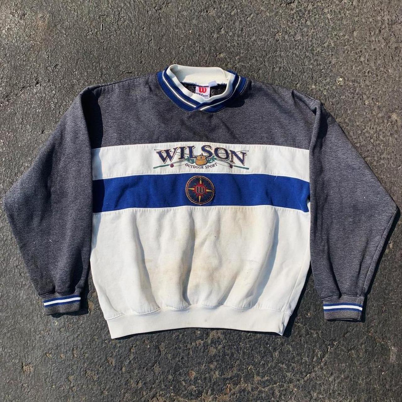 VINTAGE WILSON SPORTS CREWNECK size large. fits more... - Depop