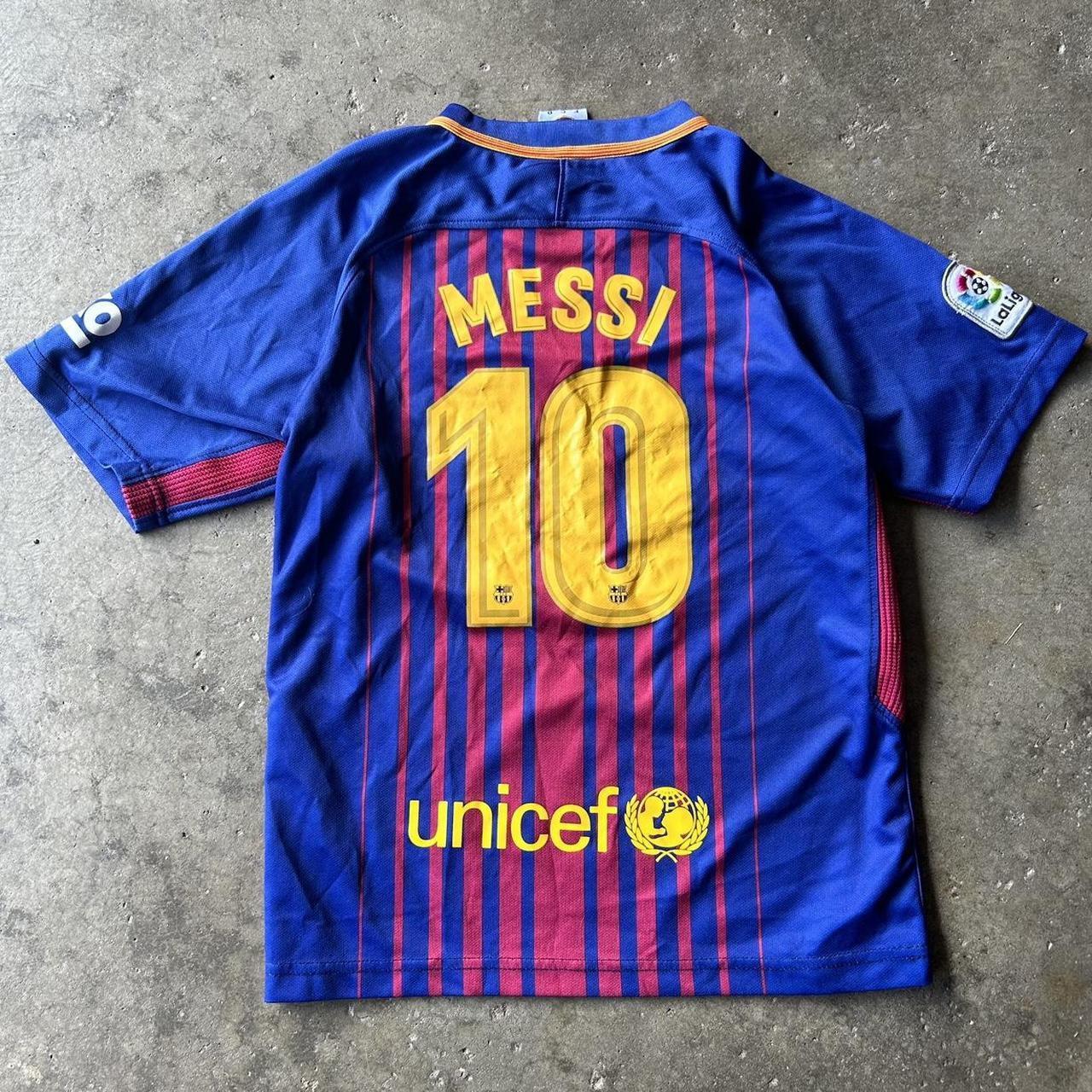 BARCELONA FCB LIONEL MESSI #10 SOCCER... - Depop