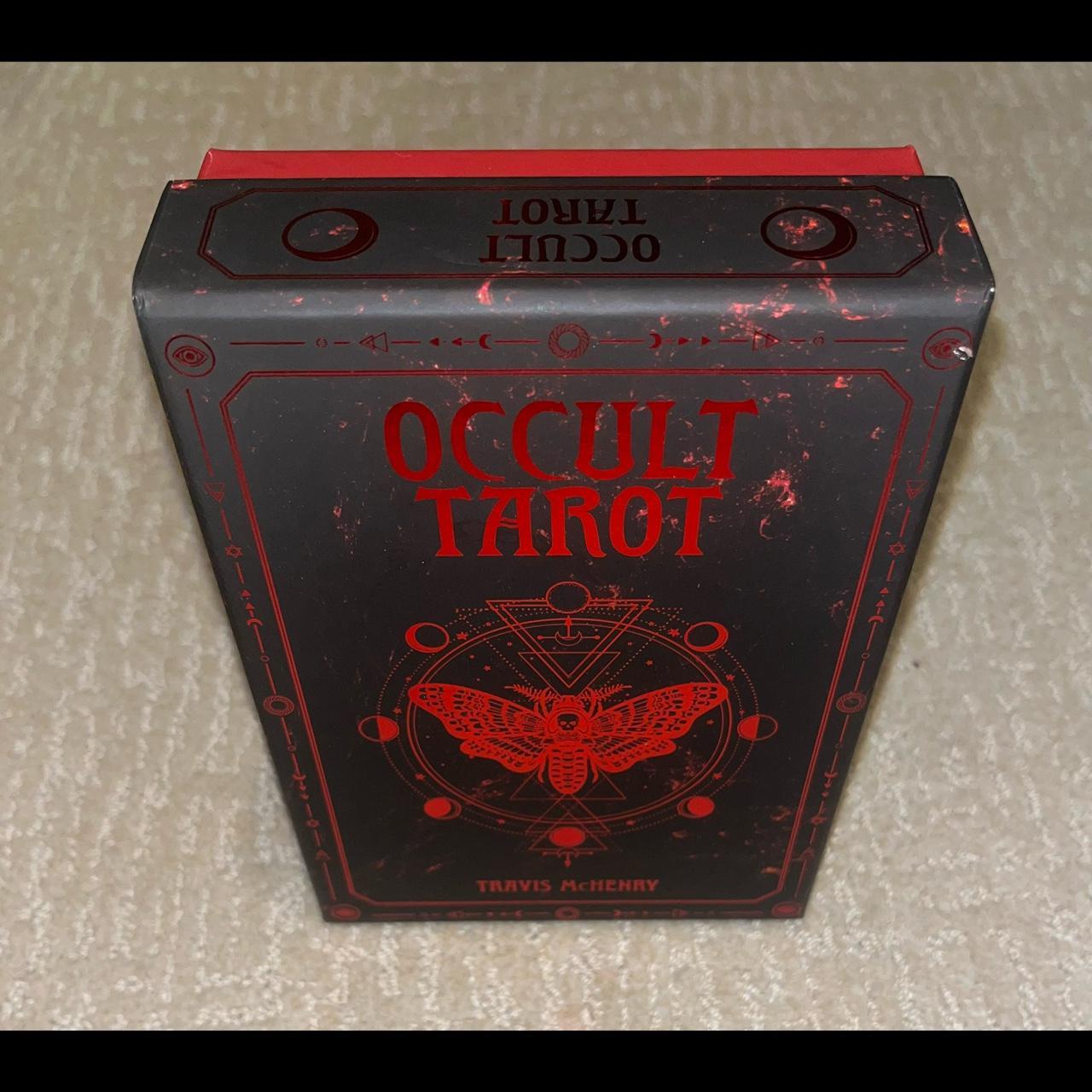 Occult Tarot Deck by Travis Alheny - a black and red... - Depop