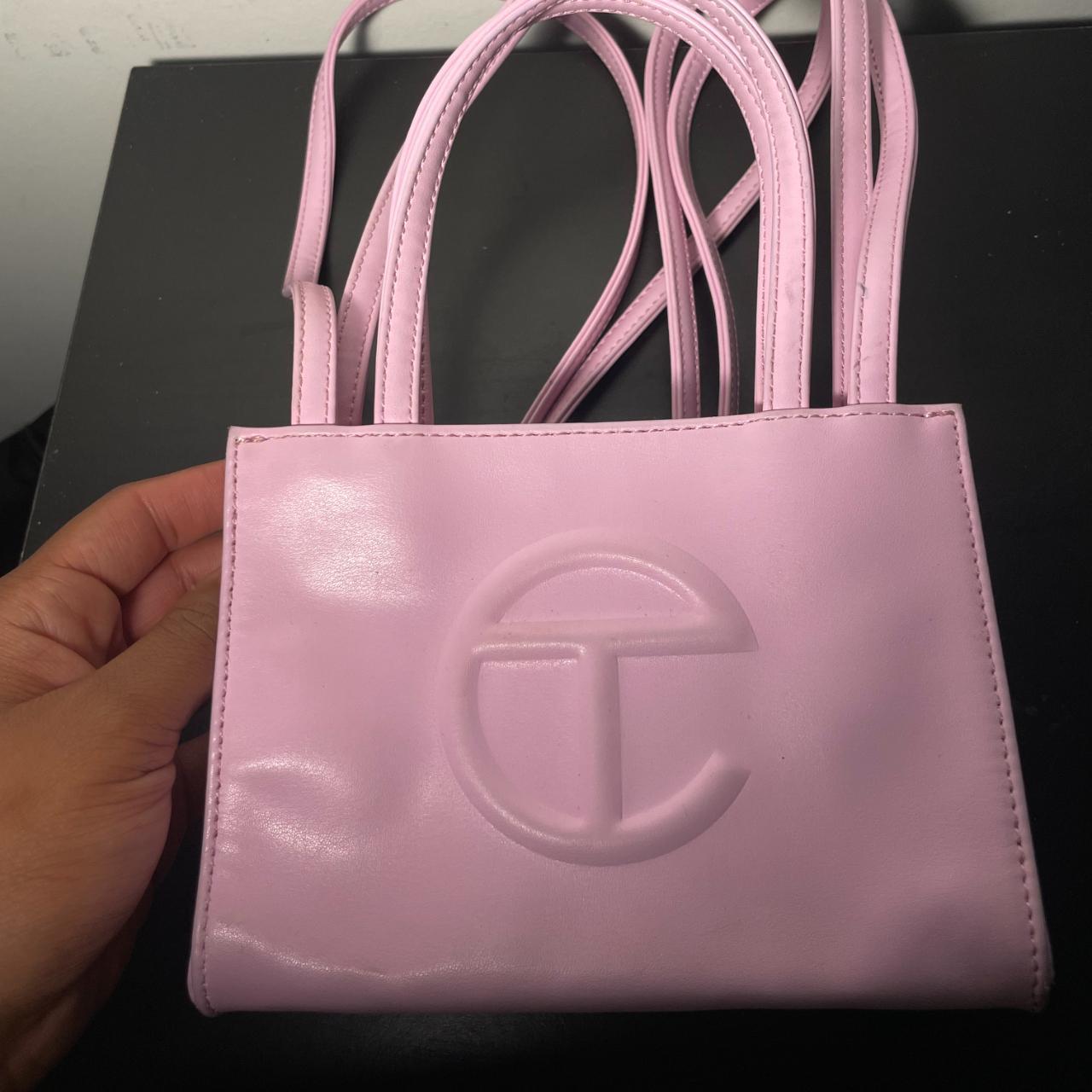 "Chic Bubblegum Pink Telfar Bag - Like-New... - Depop