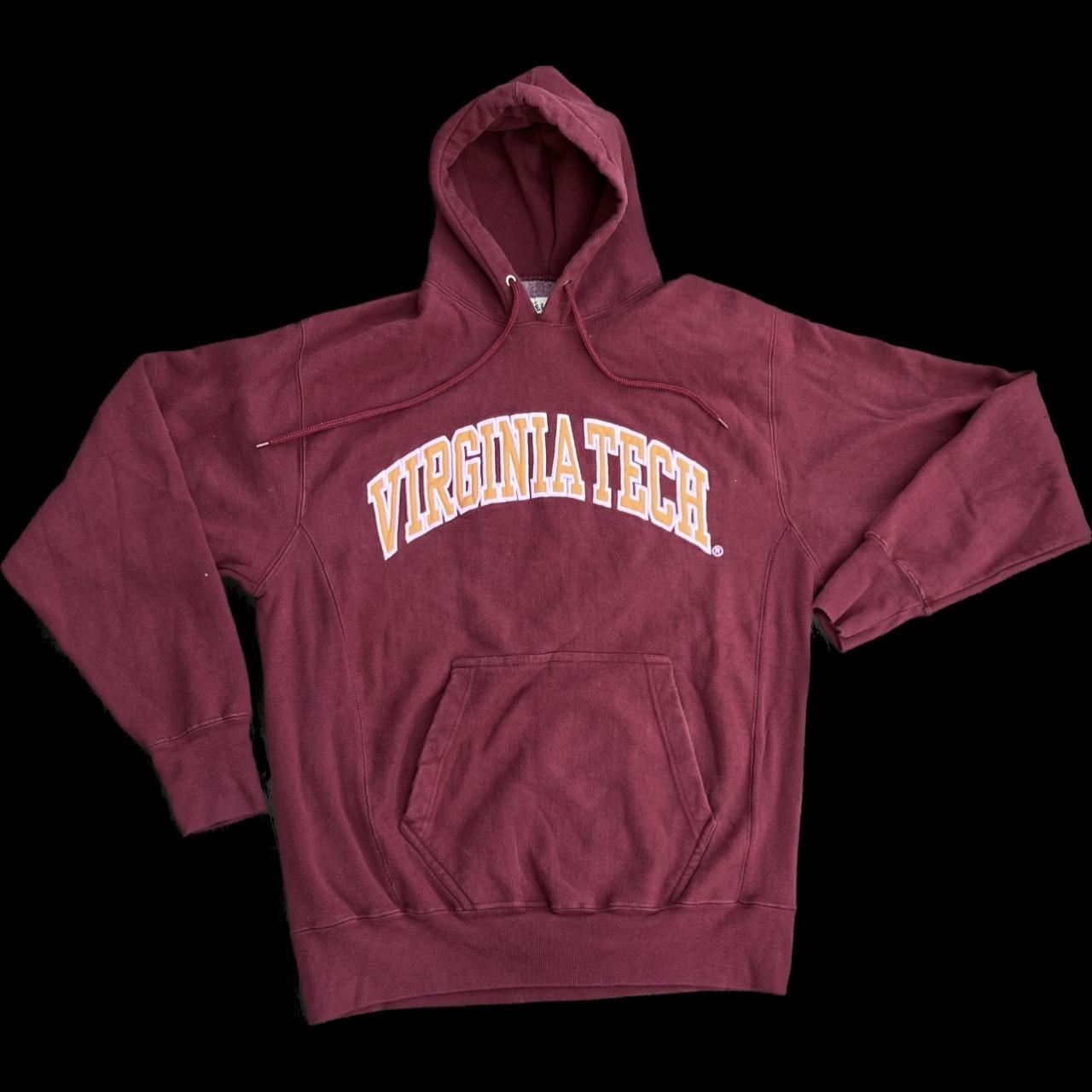 Steve & Barry's Men's Burgundy Hoodie | Depop