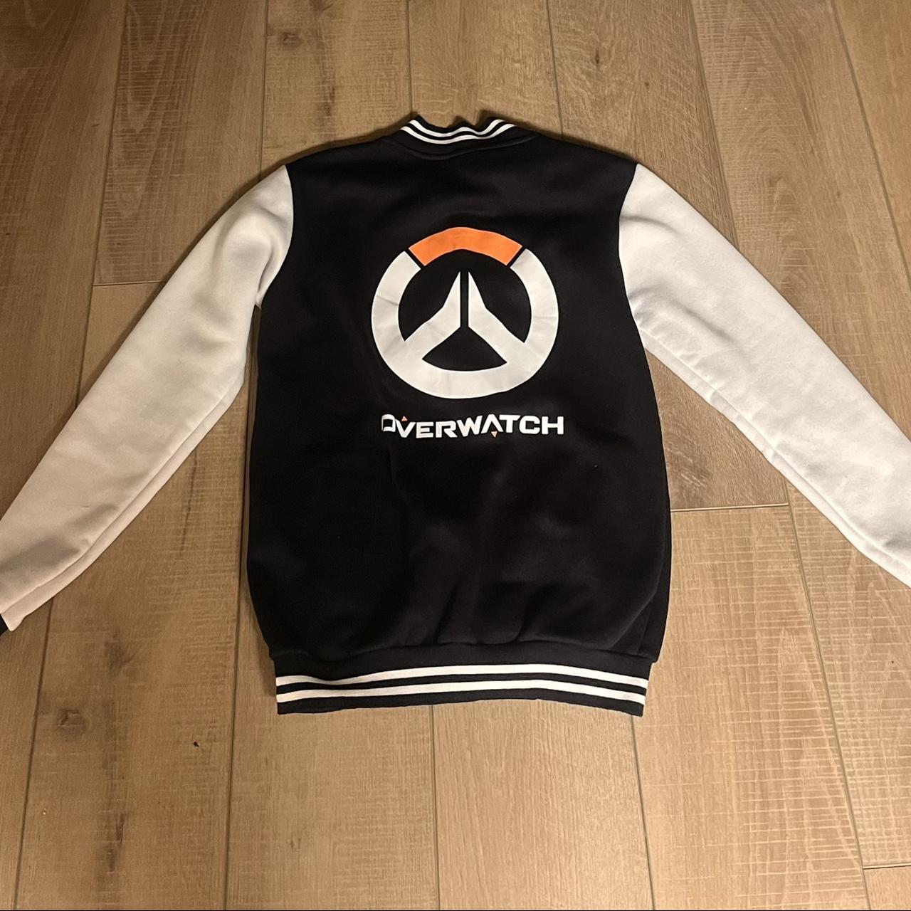 Overwatch varsity style buttoned jacket For all of... - Depop