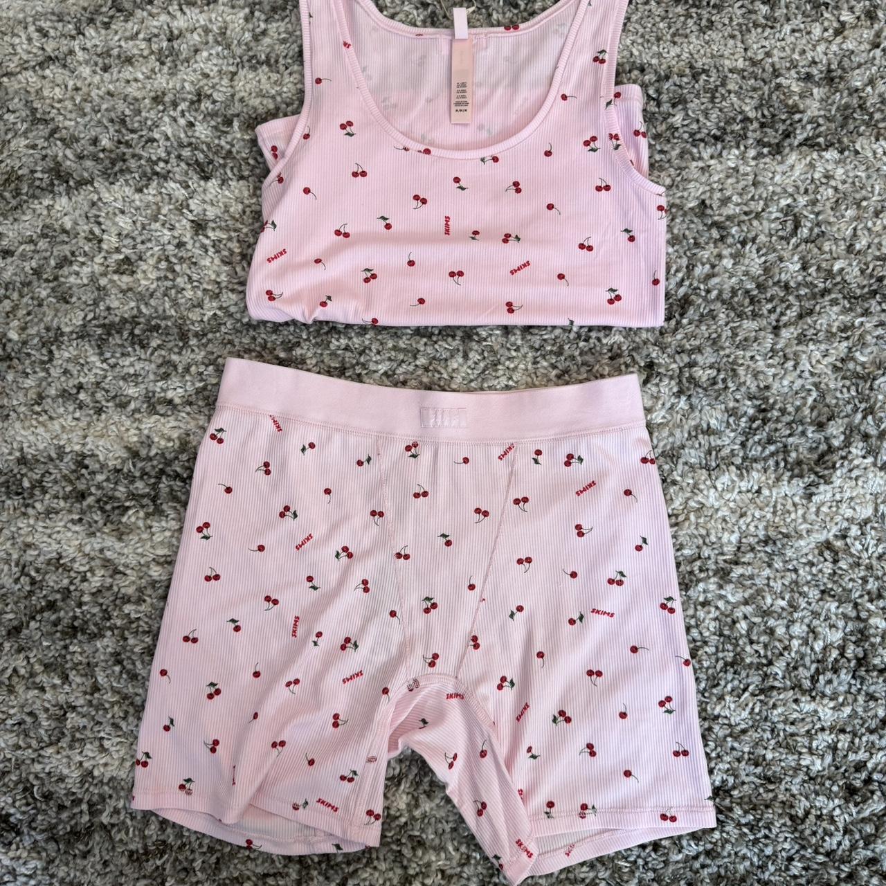 SKIMS UNRELEASED VALENTINES CHERRY BOXERS My... - Depop
