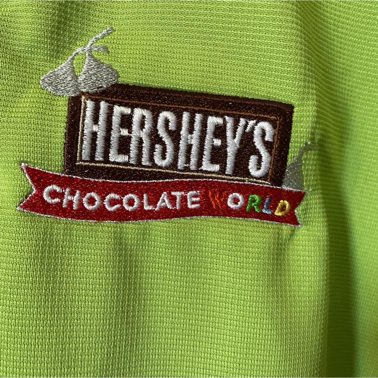 Hershey chocolate world polo shirt 2XL Rep the... - Depop