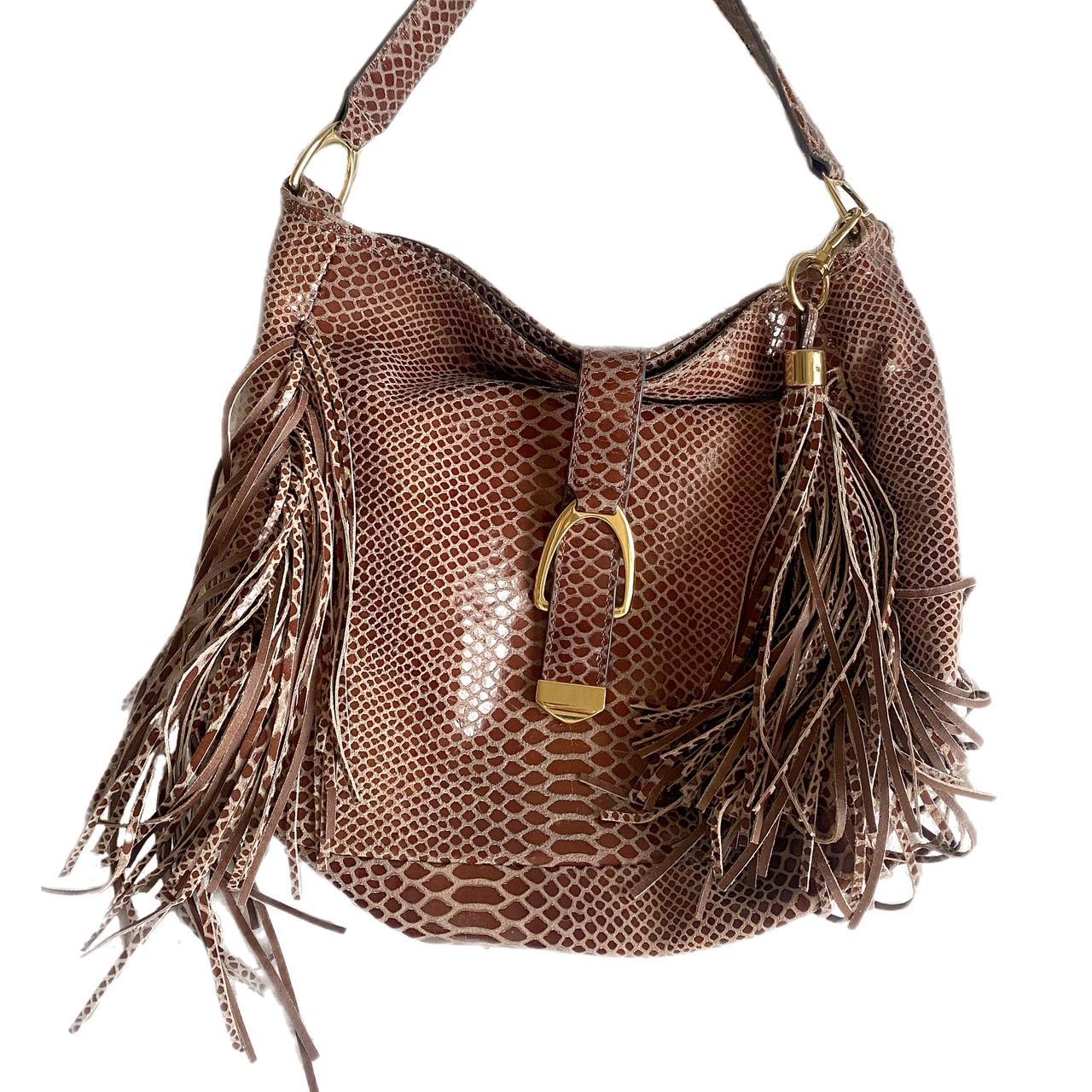 THE CROC HOBO BAG⭐️ Super chic large Faux croc bag... - Depop