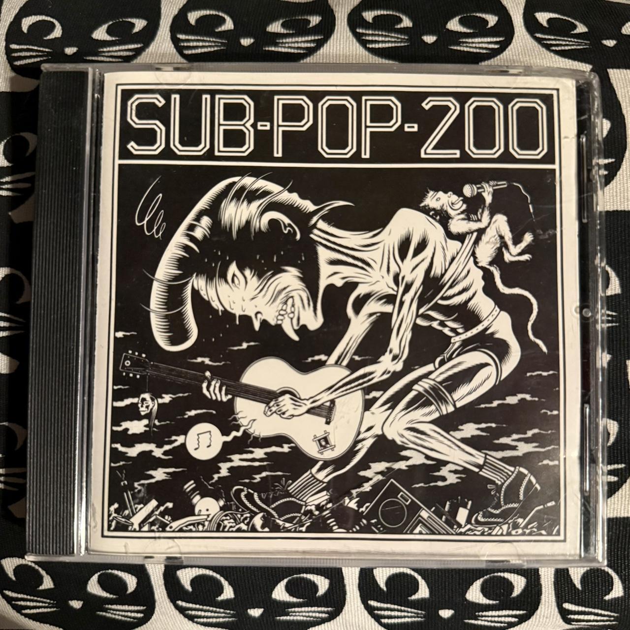 SUB POP 200 VINTAGE 1990’S GRUNGE ALTERNATIVE GARAGE... | Depop