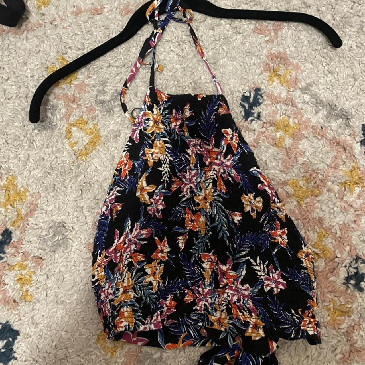 Garage halter top!! Worn once, so cute and ties in... - Depop